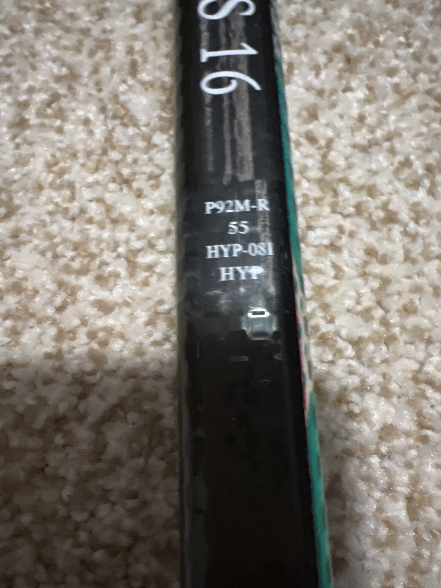 Intermediate Right Handed P92M Pro Stock Vapor Hyperlite Hockey Stick ...