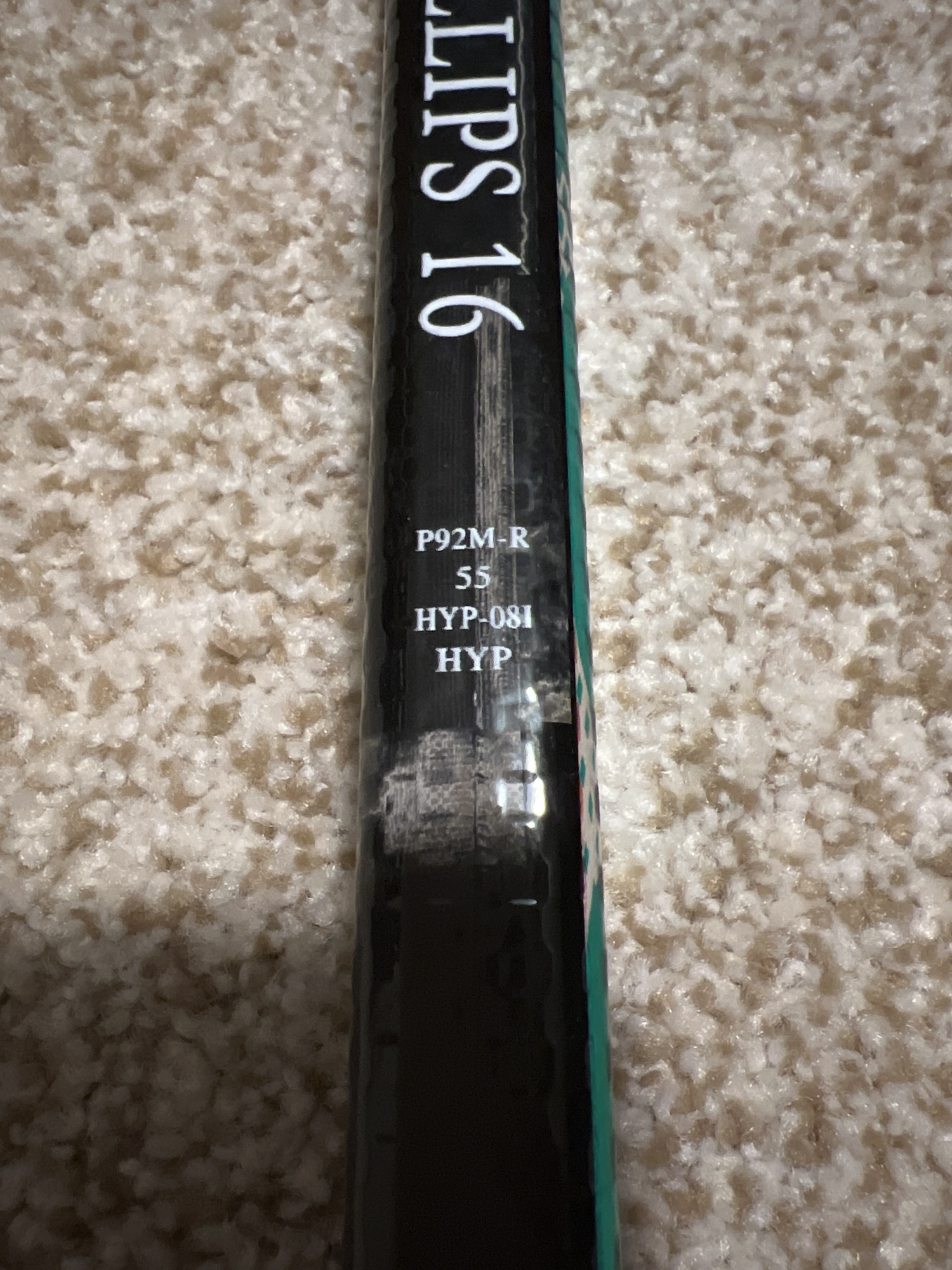 Intermediate Right Handed P92M Pro Stock Vapor Hyperlite Hockey Stick ...