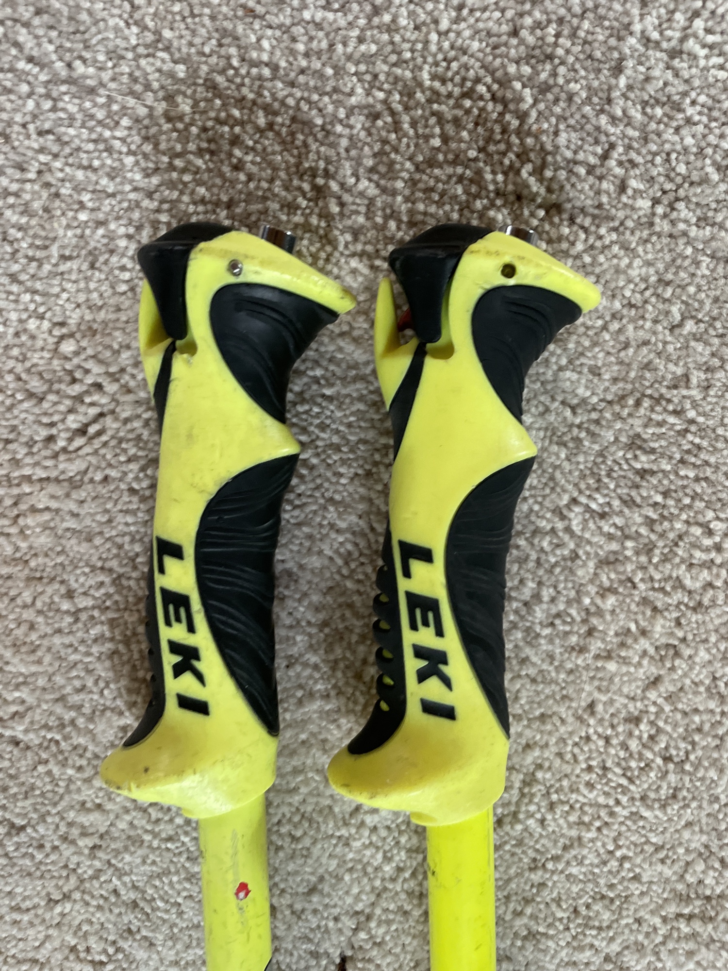 Leki Slalom Racing Poles W/ New Clip on Straps | SidelineSwap