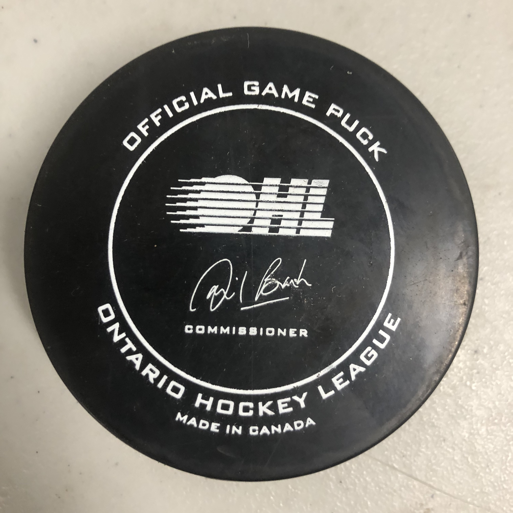 Flint Firebirds OHL official game puck | SidelineSwap