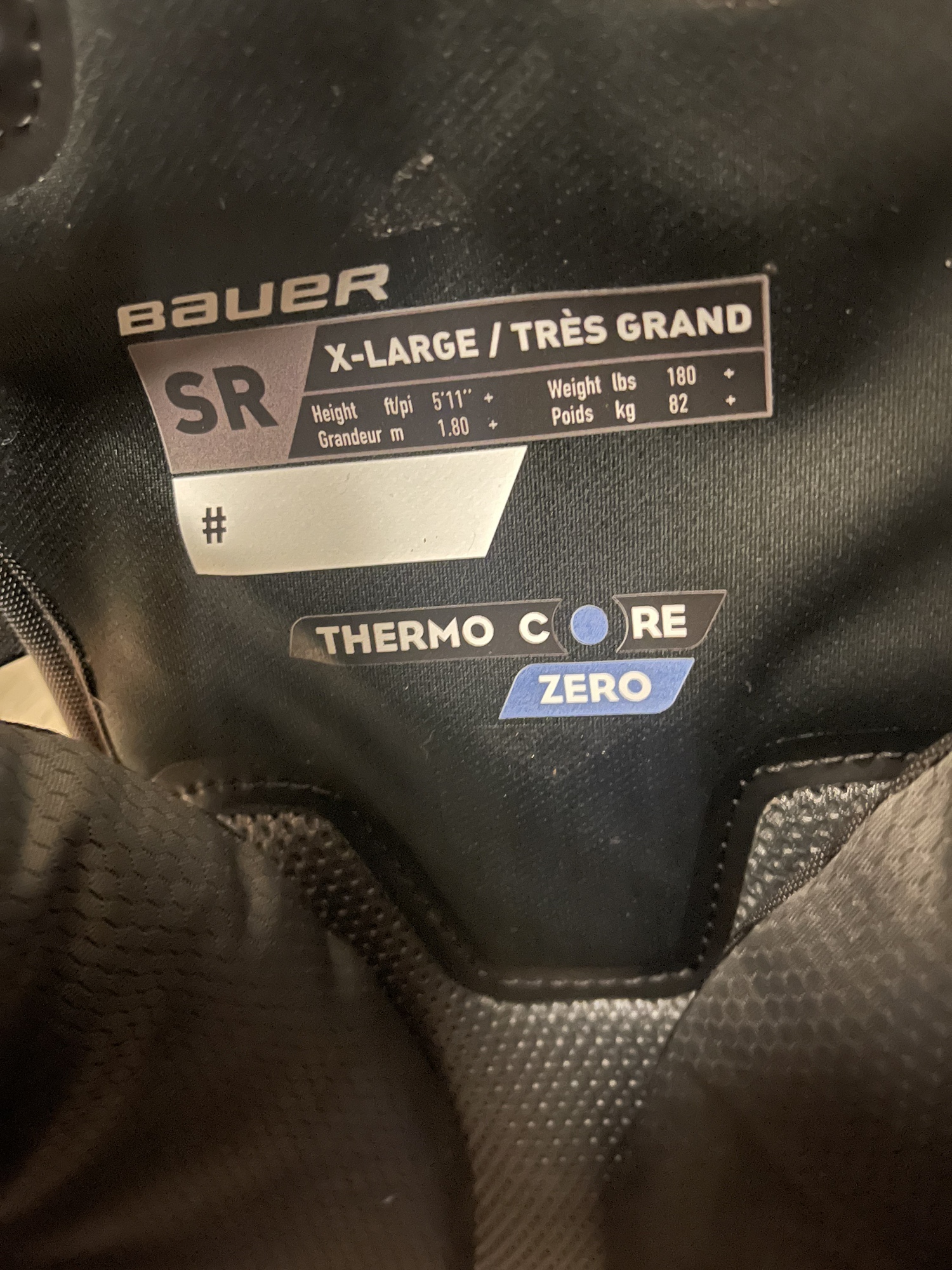 Bauer Supreme Mach Chest Protector XL, Custom Padding | SidelineSwap