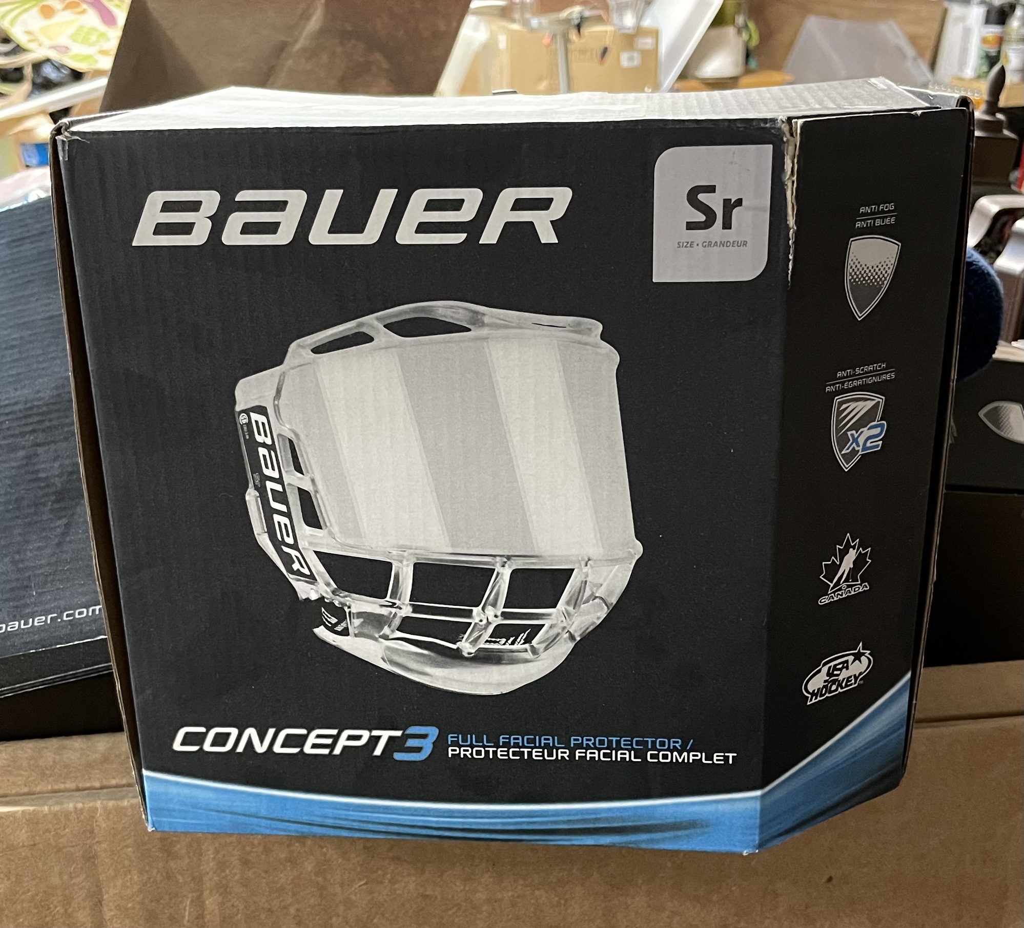 Bauer Concept 3 Full Shield - Senior | SidelineSwap