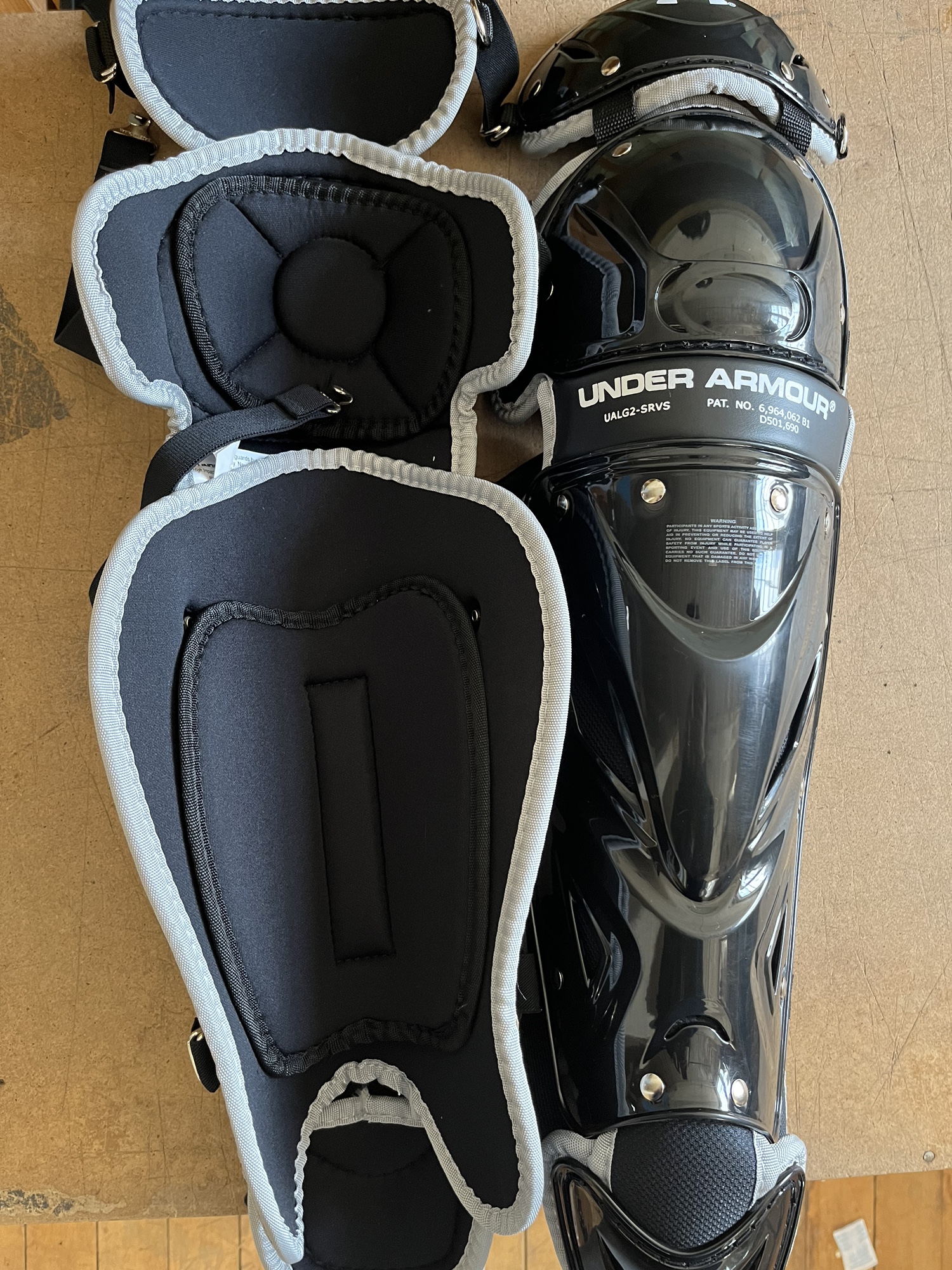 New Under Armour UALG2-SRVS Catcher's Leg Guard 14.5" | SidelineSwap