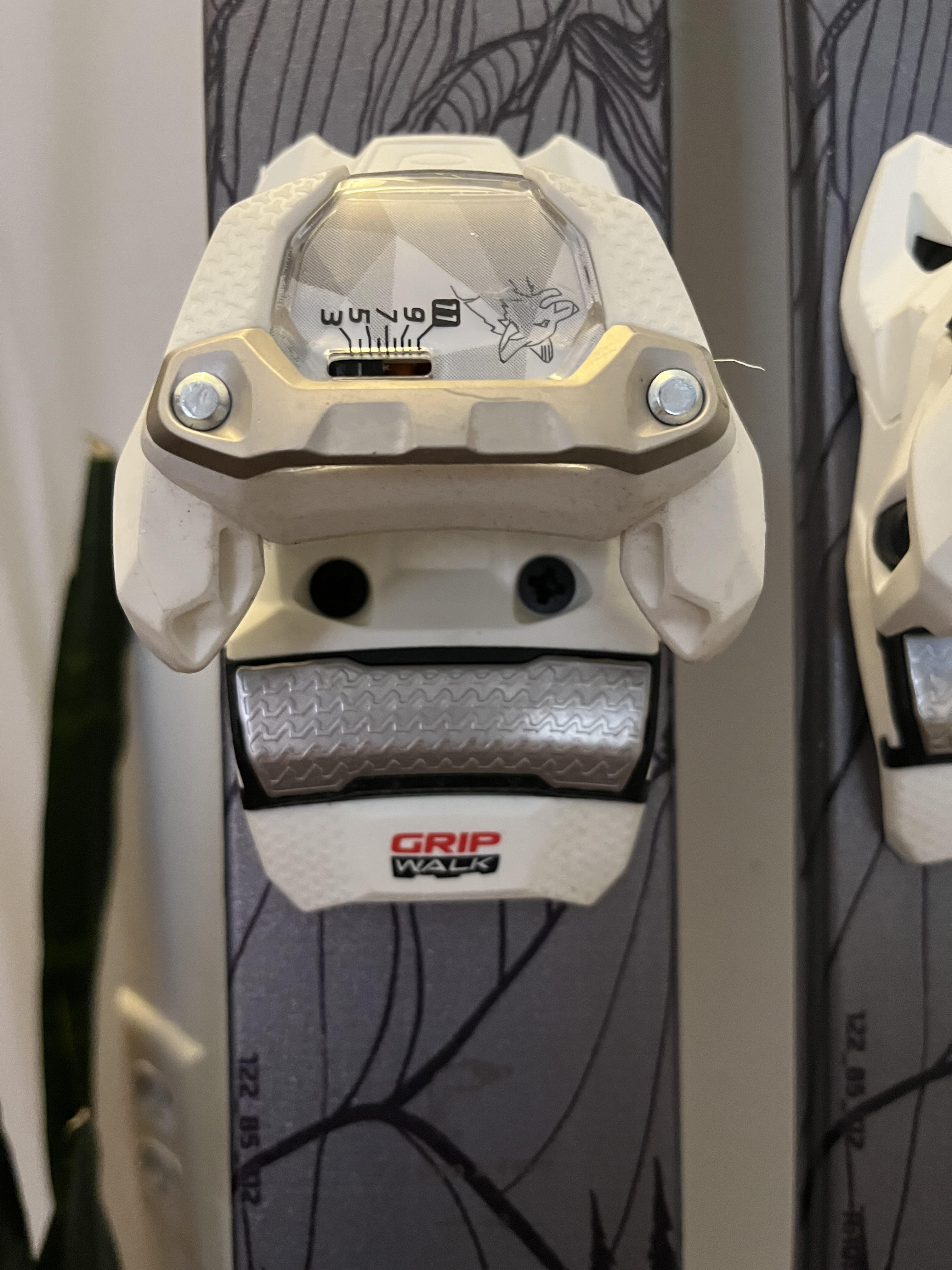 Used 2021 Atomic 140 cm Powder Bent Chetler Skis With Bindings | SidelineSwap