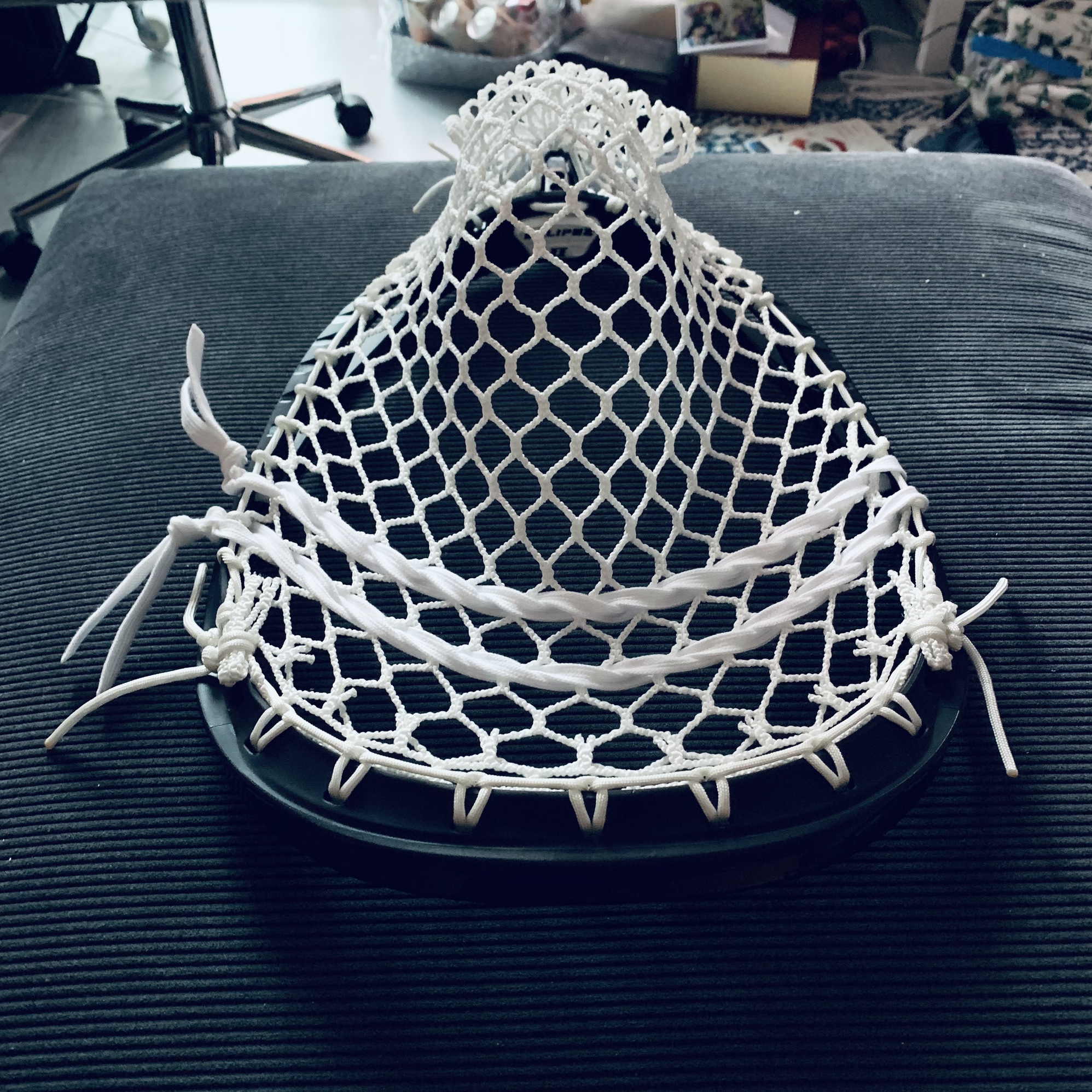 NEW STX Eclipse 2 w/ 12D The Mesh Dynasty - Goalie Head Eclipse II Black | SidelineSwap