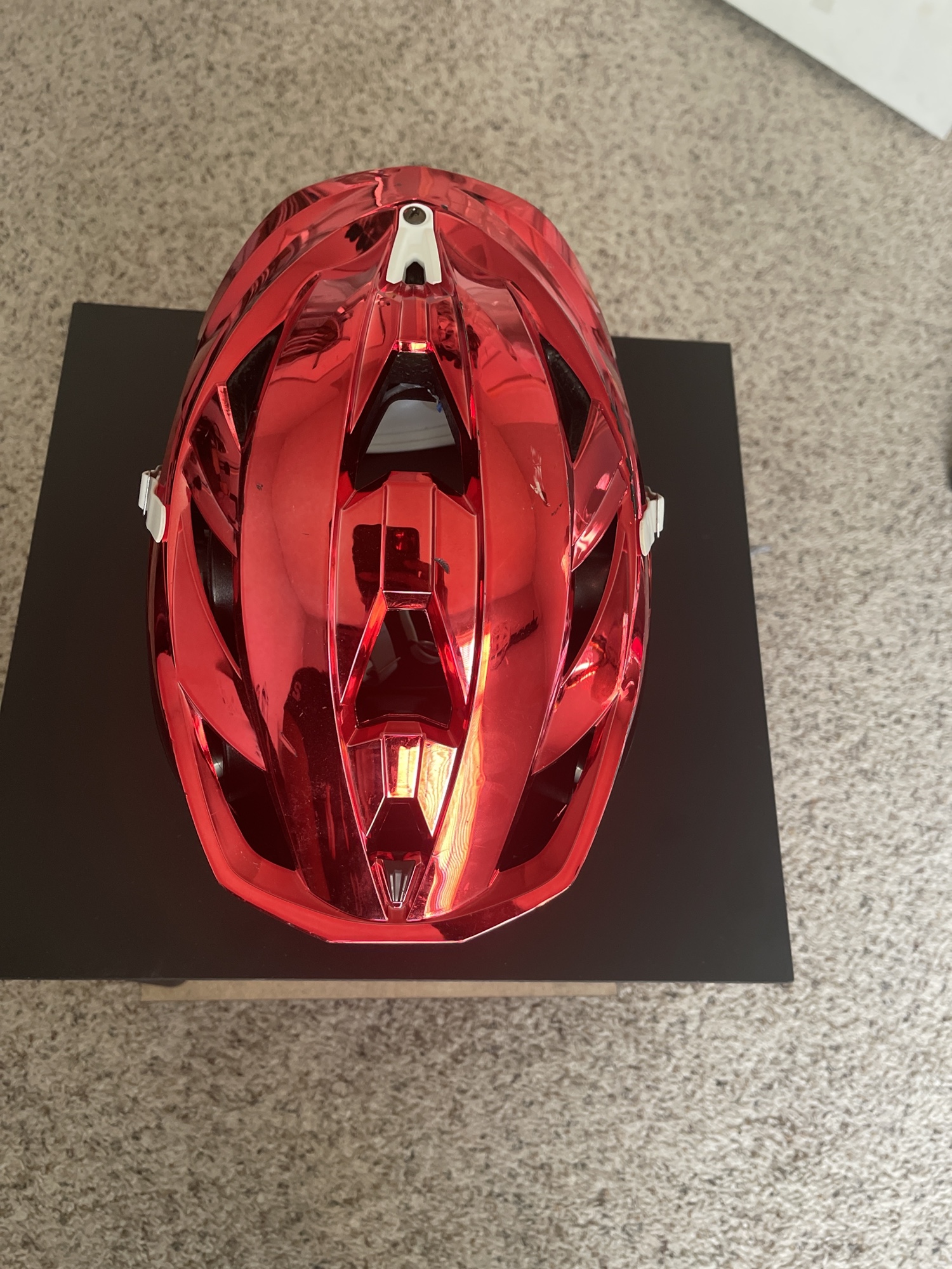 Chrome Red Cascade XRS Helmet | SidelineSwap
