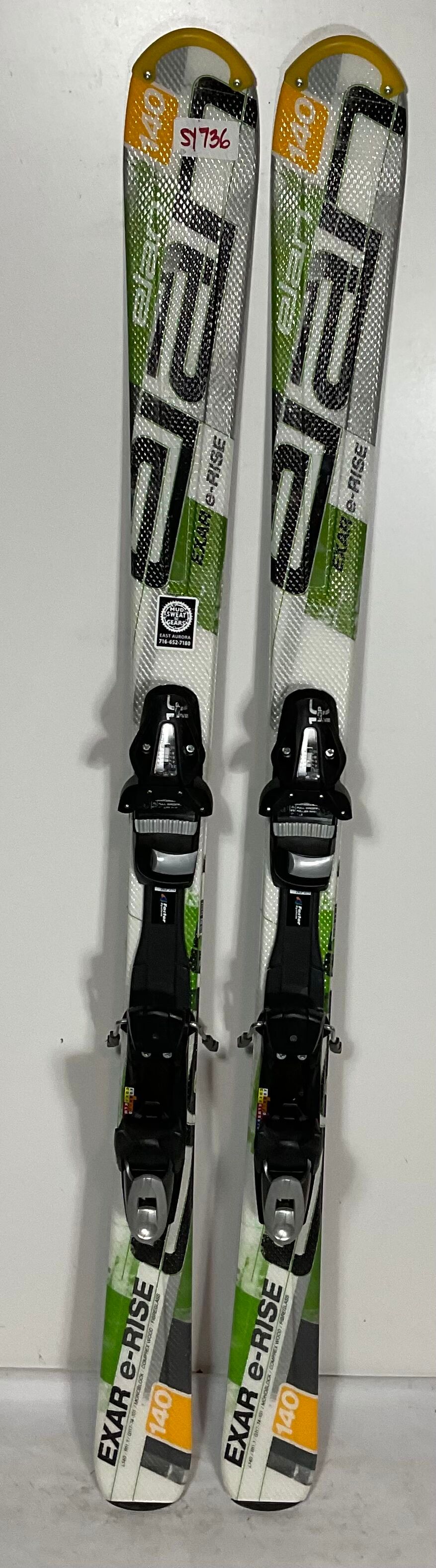 Used Elan 140cm All Mountain Exar e-Rise Skis With Elan ESP 10 Bindings ...