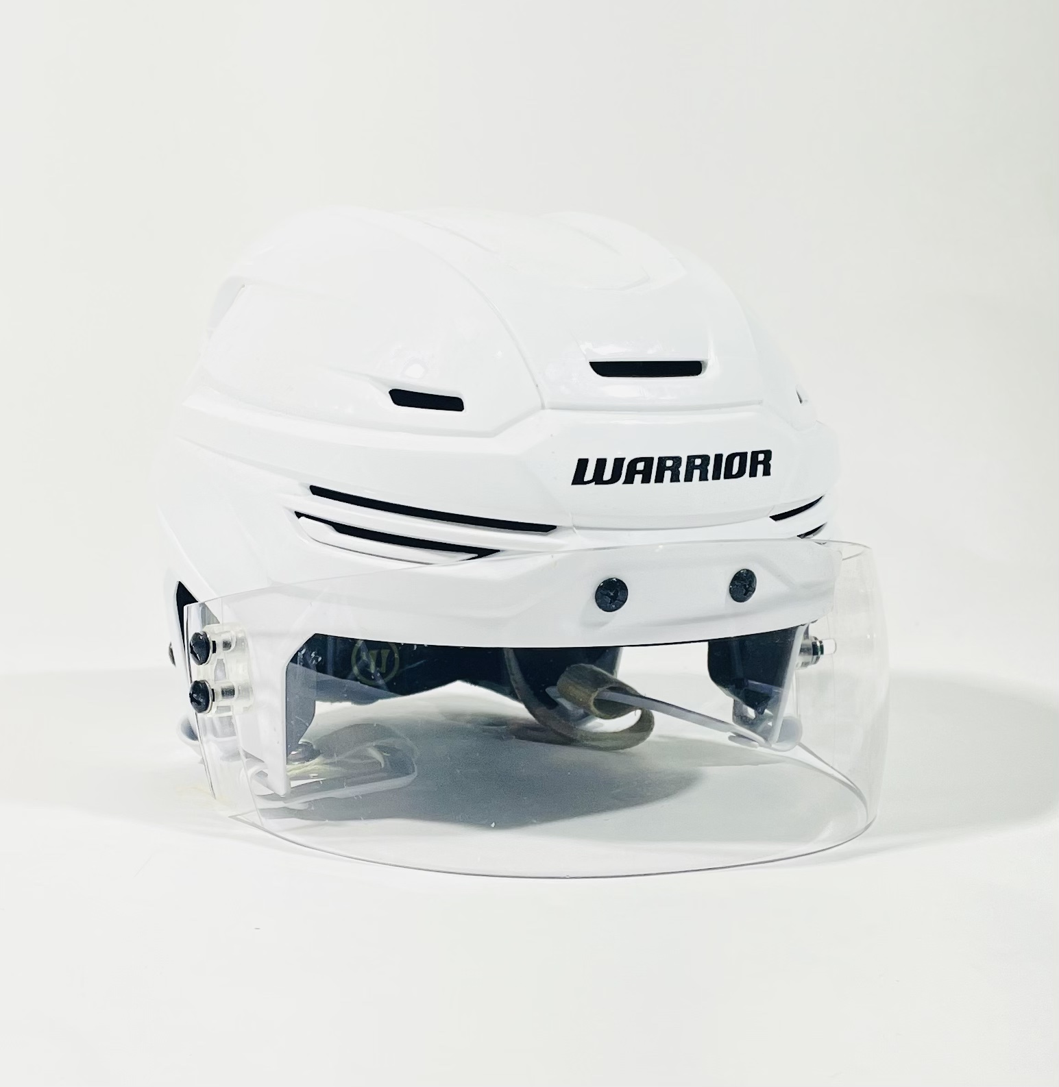 Medium Warrior Alpha One Pro Helmet w/Visor - NHL Pro Stock - Minnesota ...