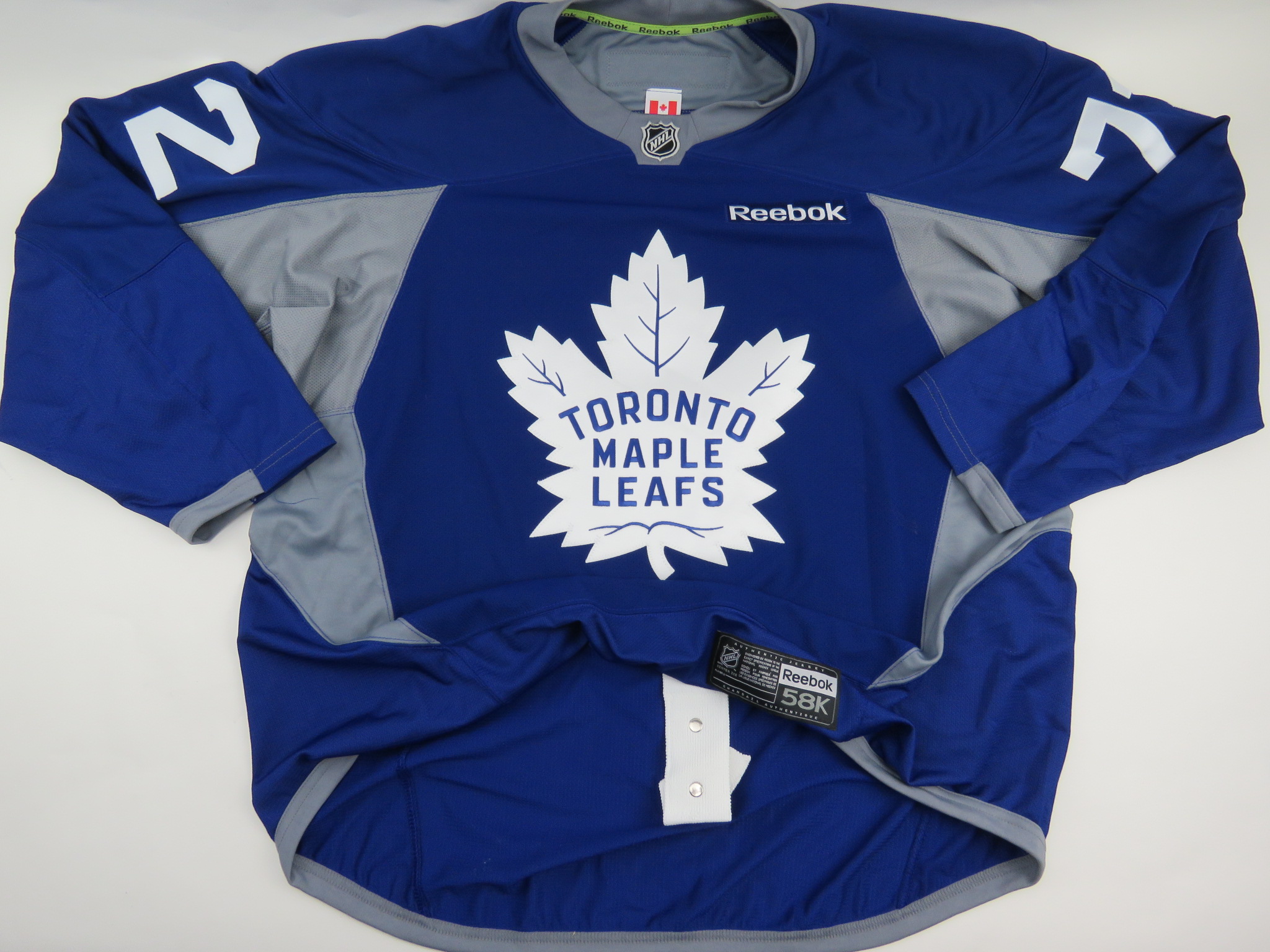Reebok Toronto Maple Leafs Authentic NHL Pro Stock Practice Hockey ...