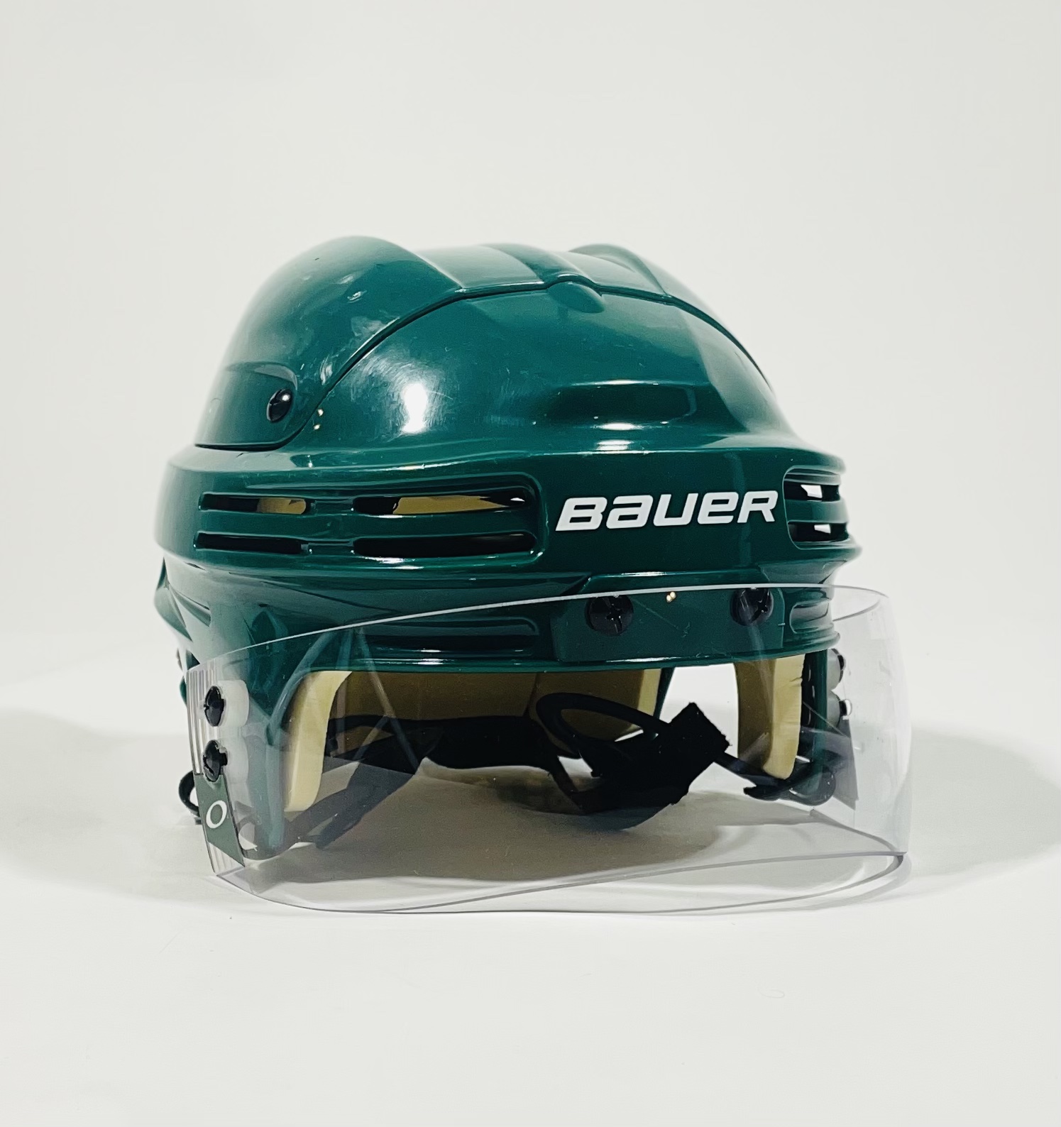 Small Bauer 4500 Helmet w/Oakley Visor - NHL Pro Stock - Minnesota Wild ...