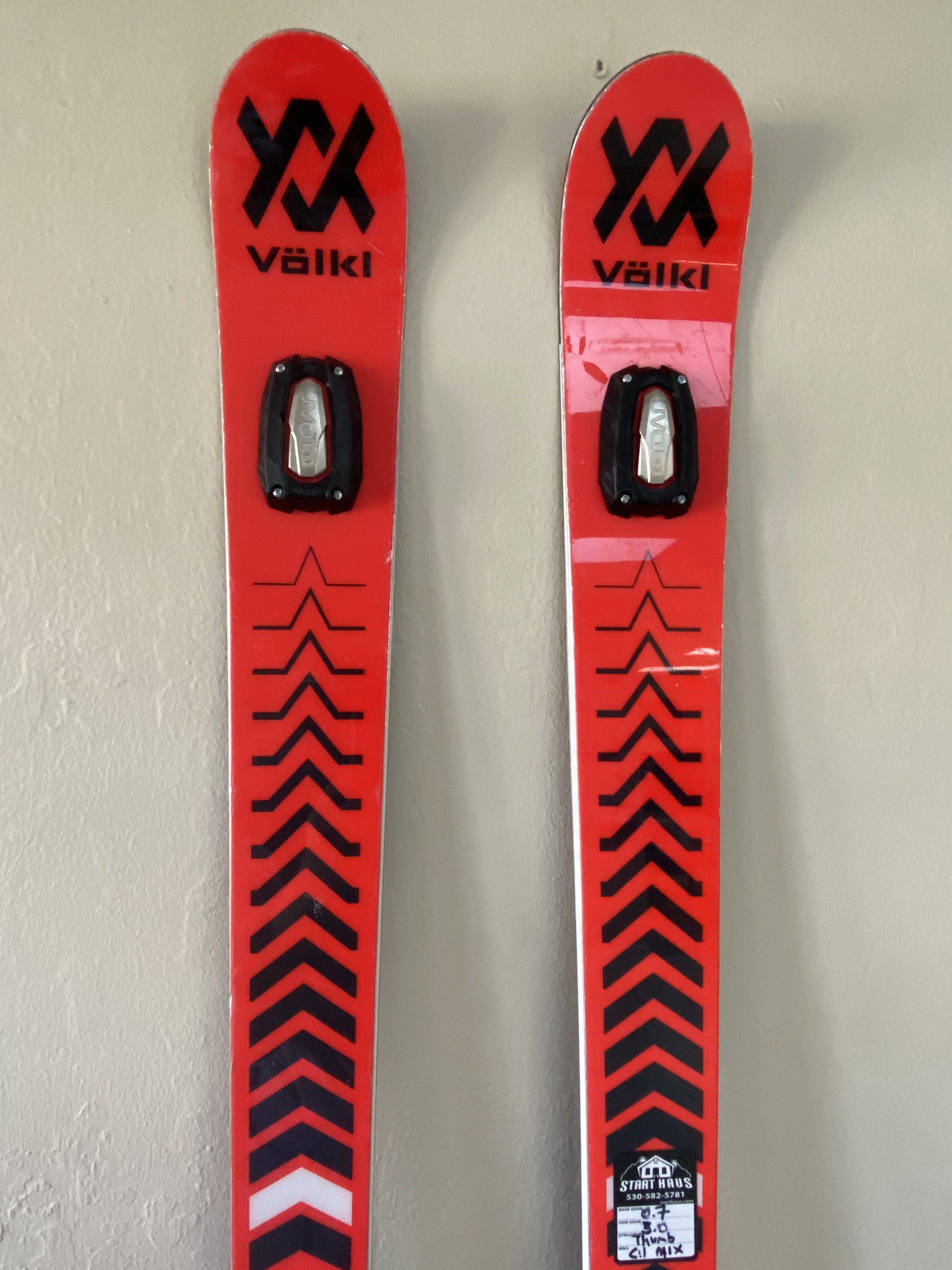 USED 2021 FIS Legal VOLKL RACETIGER GS 178 WORLD CUP Without Bindings ...