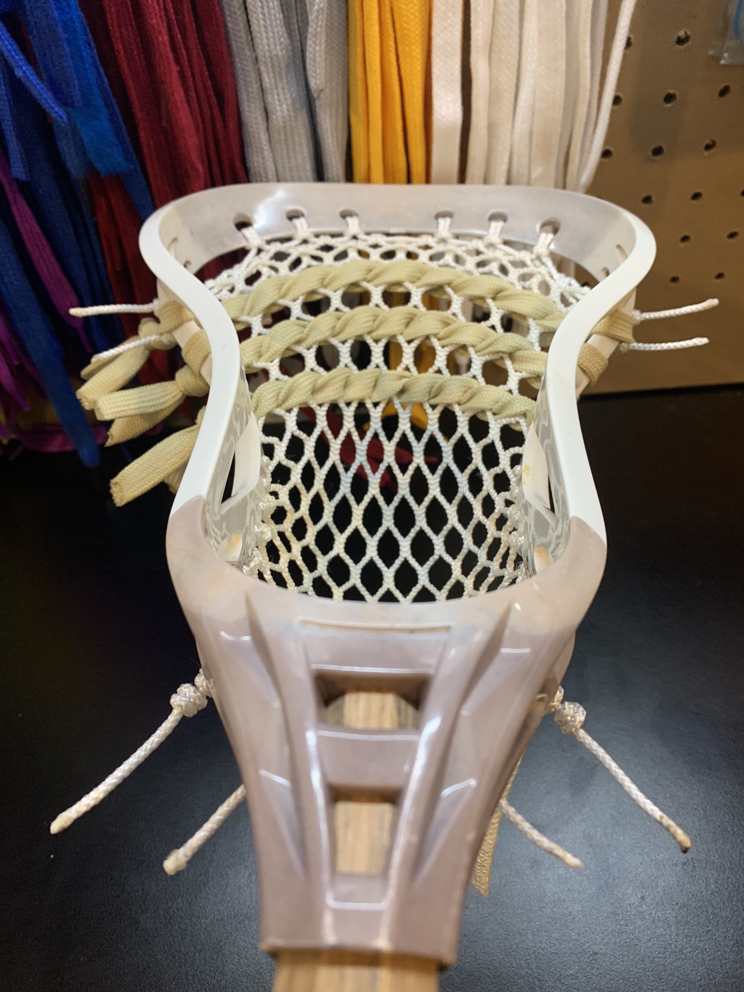 NEW Lacrosse head CUSTOM Strung W/ Laxroom XPRO Mesh | SidelineSwap