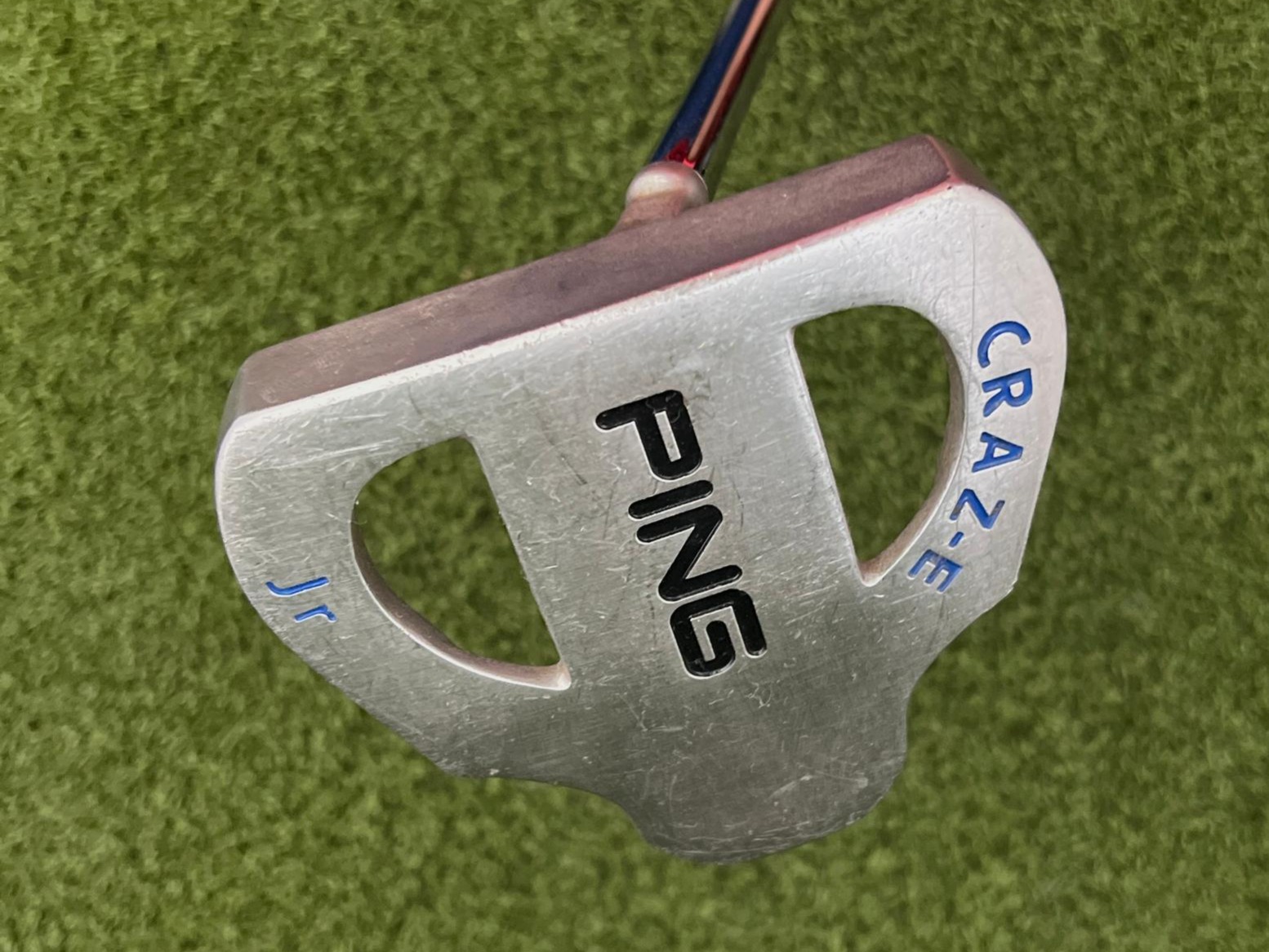 Ping Craz-E Jr For Juniors Putter, 32", RH, Center Shaft & New Siege Red Grip- Great! | SidelineSwap