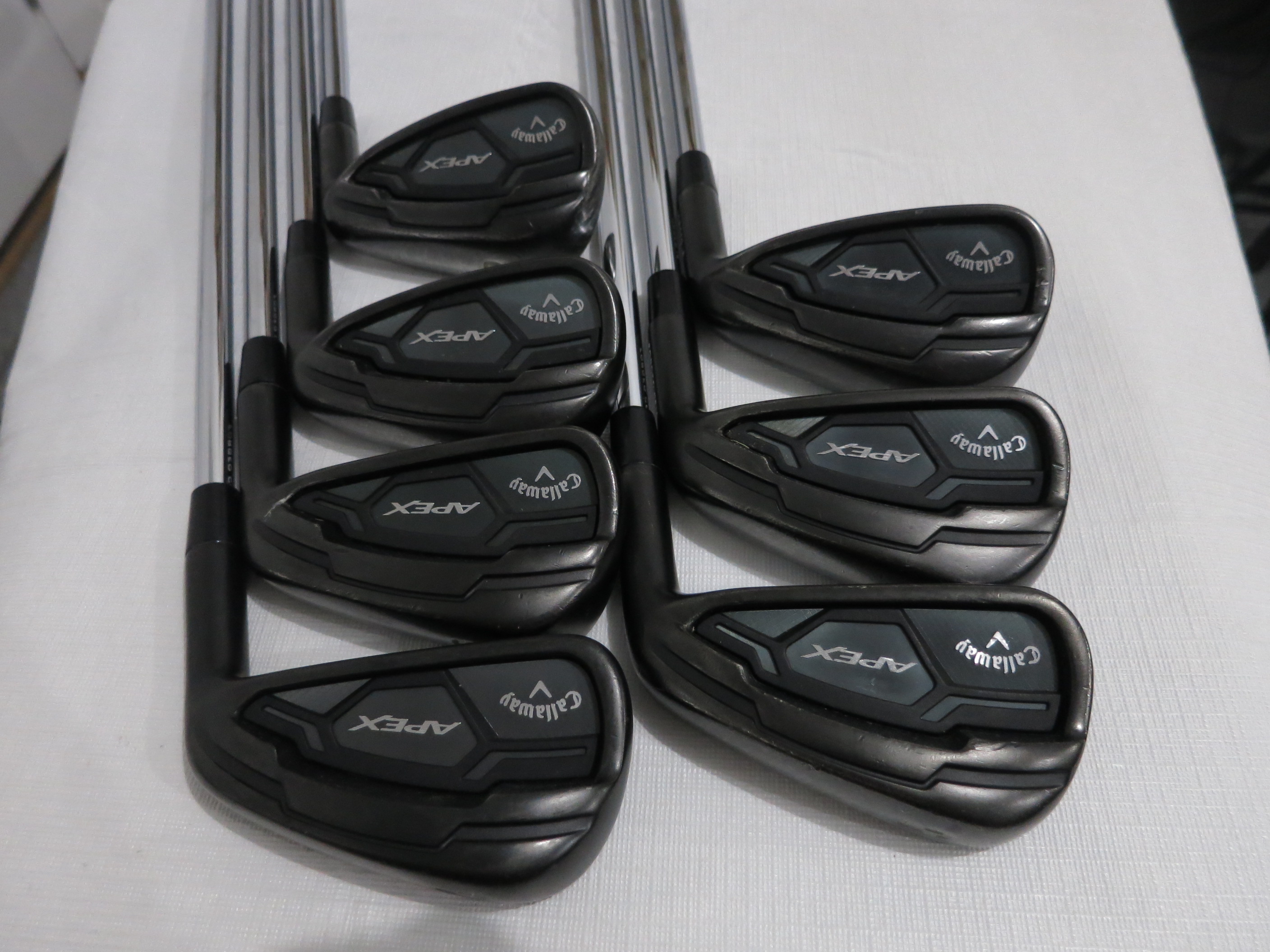Callaway Apex CF16 Black Iron Set - 4-PW - Project X LZ 6.0 120 Stiff ...