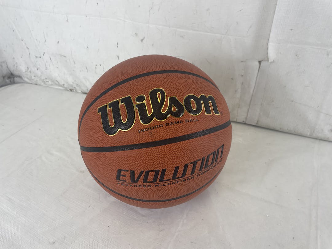 Used Wilson Evolution Size 7 Nfhs Indoor Game Ball Basketball - Near ...