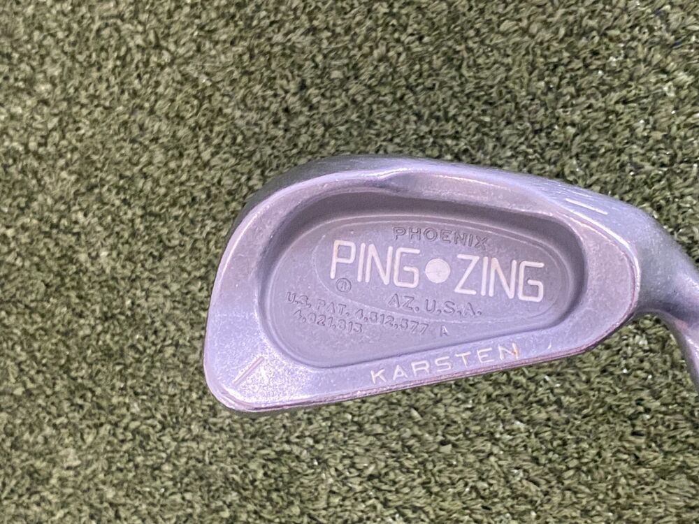 PING ZING White Dot 1 Iron RH Ping KT-M Stiff Steel Shaft (L4471) | SidelineSwap