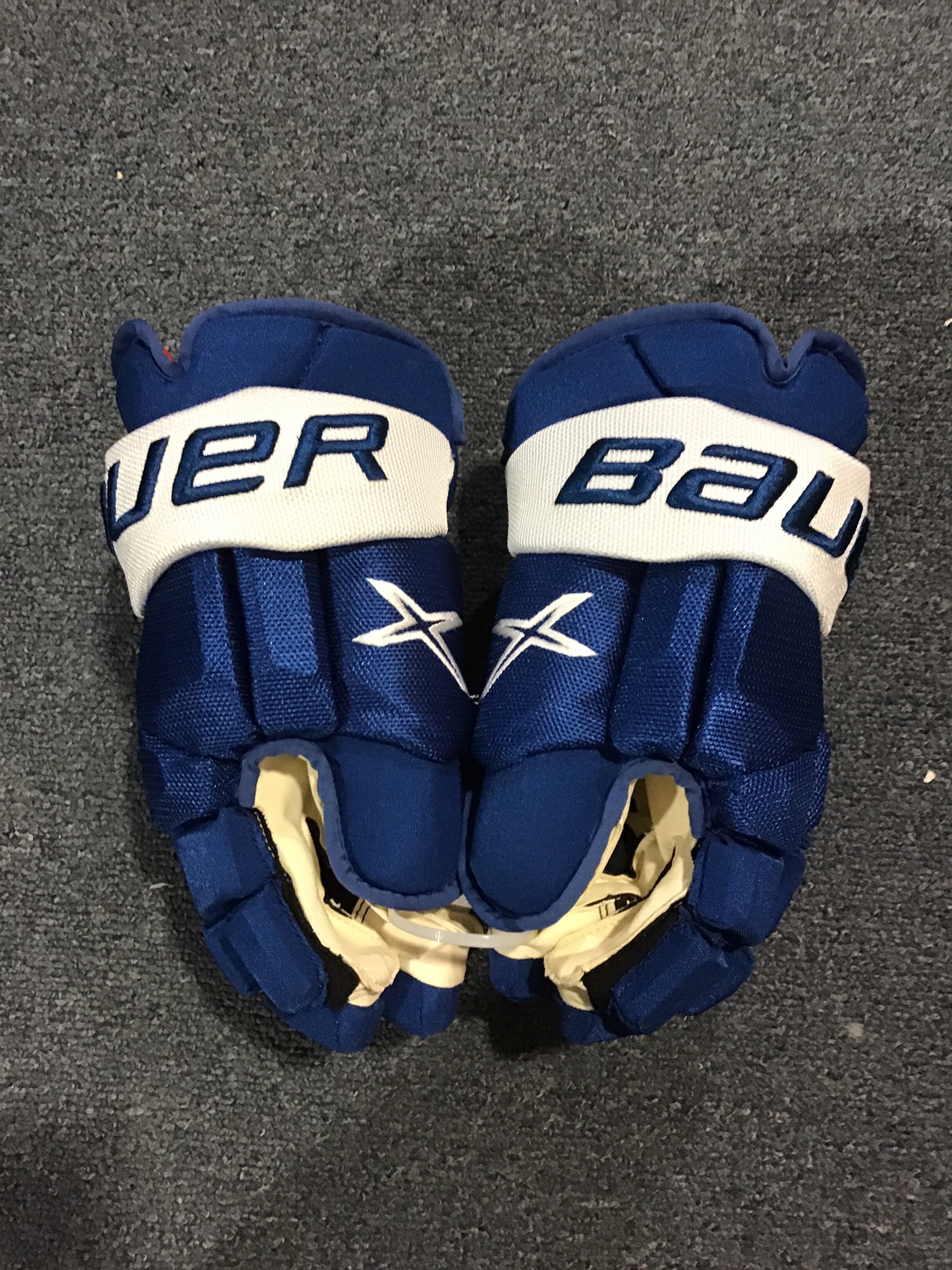 New Blue Bauer Vapor 2X PRO Pro Stock Gloves Colorado Avalanche ...