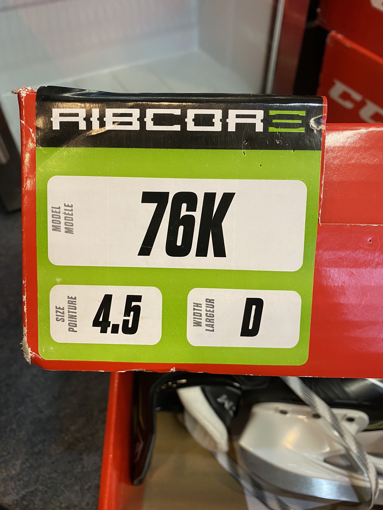 New CCM Size 4.5 RibCor 76K Hockey Skates | SidelineSwap