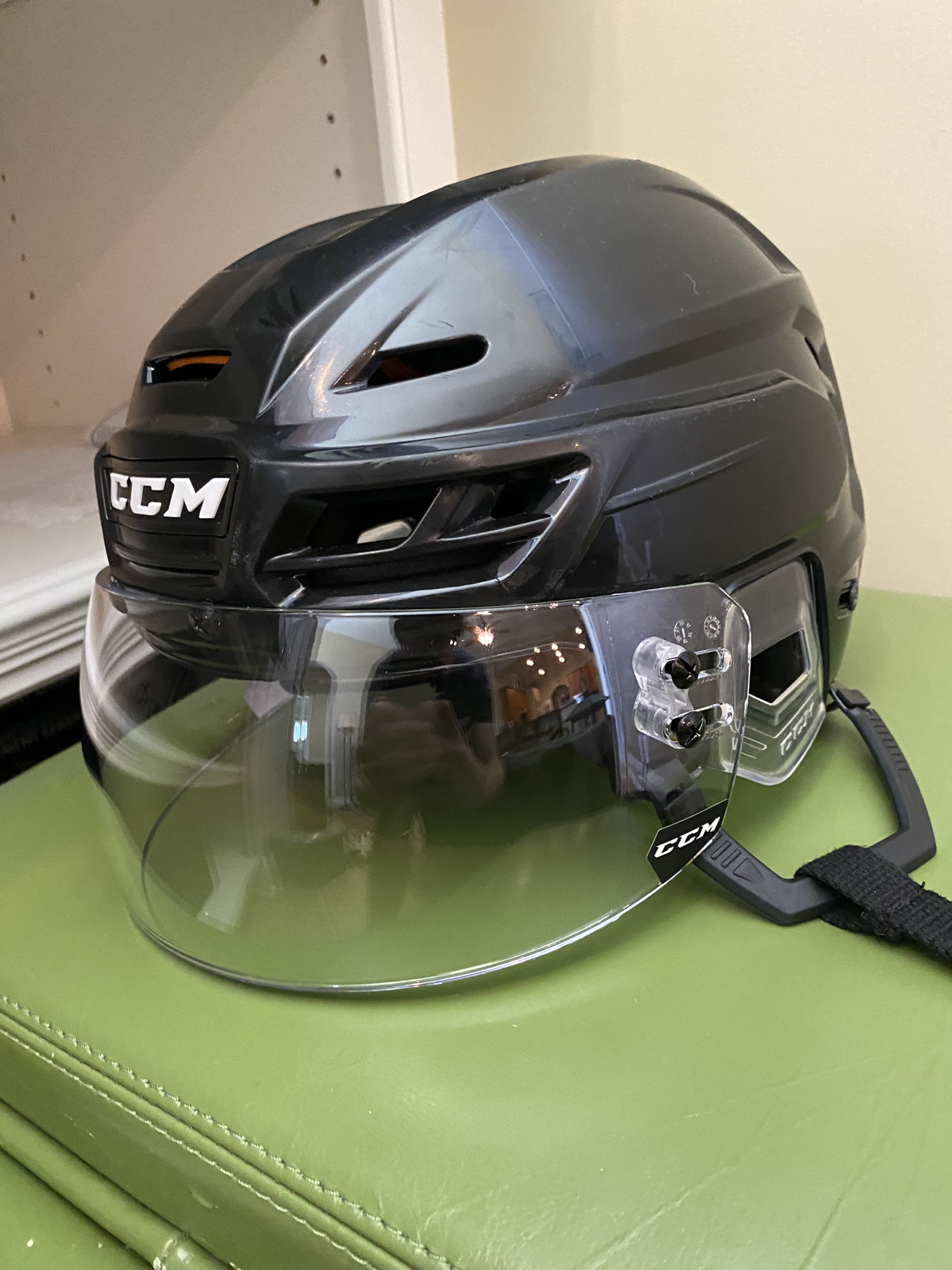 Used Medium CCM Pro Stock Tacks 710 Helmet | SidelineSwap