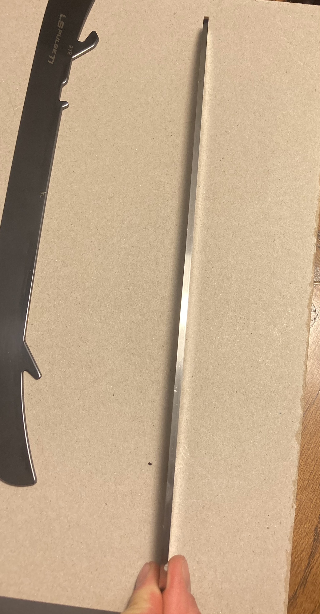 Bauer LS Pulse Ti Black Steel Runners / Blades 272 | SidelineSwap