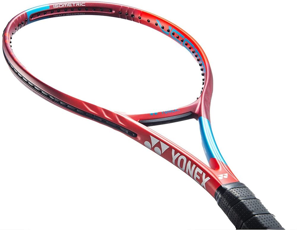 Yonex VCORE 98 6th Gen Tango Red Tennis Racquet Strung with Synthetic ...