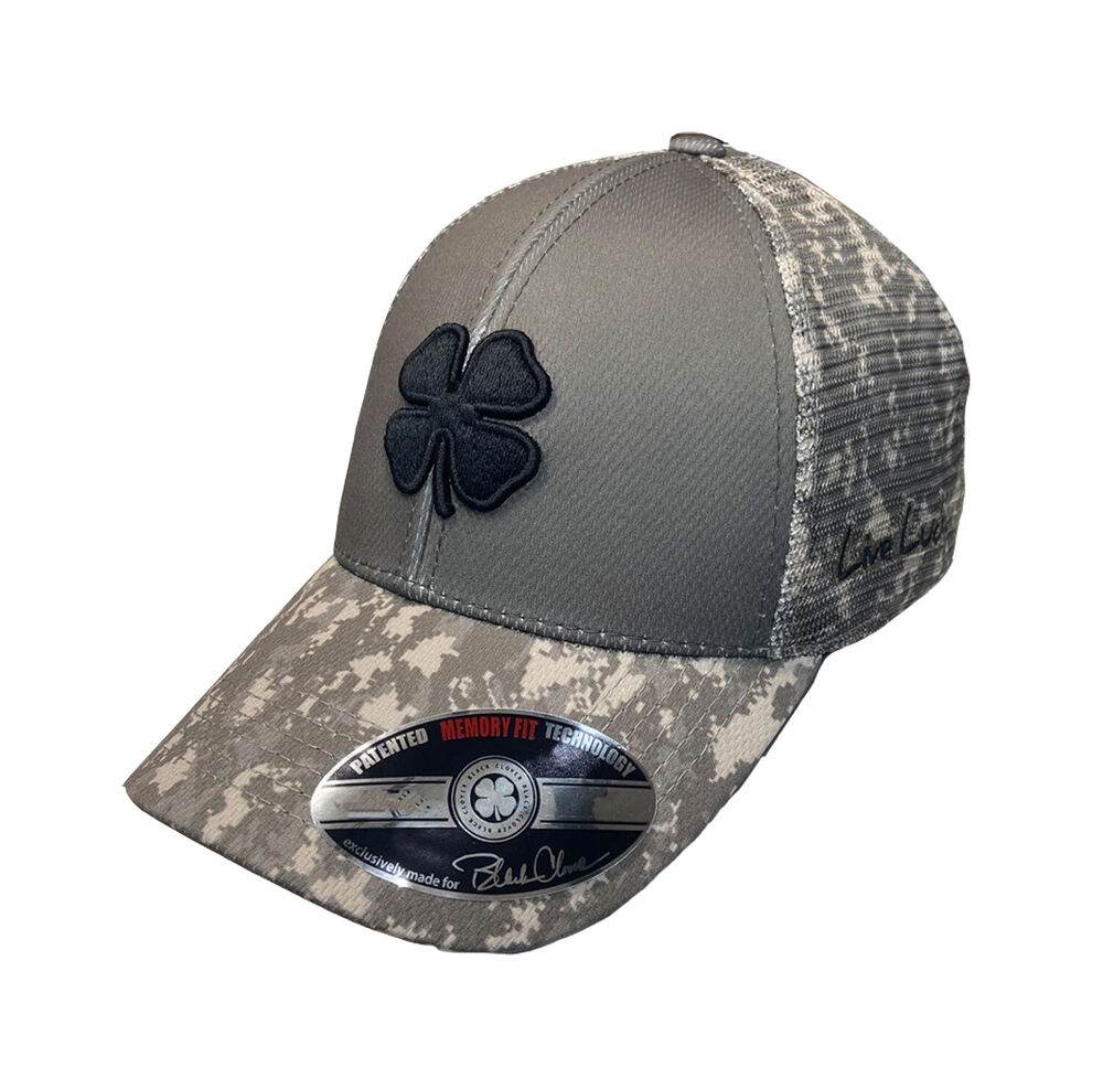 NEW Black Clover Live Lucky BC Freedom #12 Fitted S/M Black/Camo Golf ...