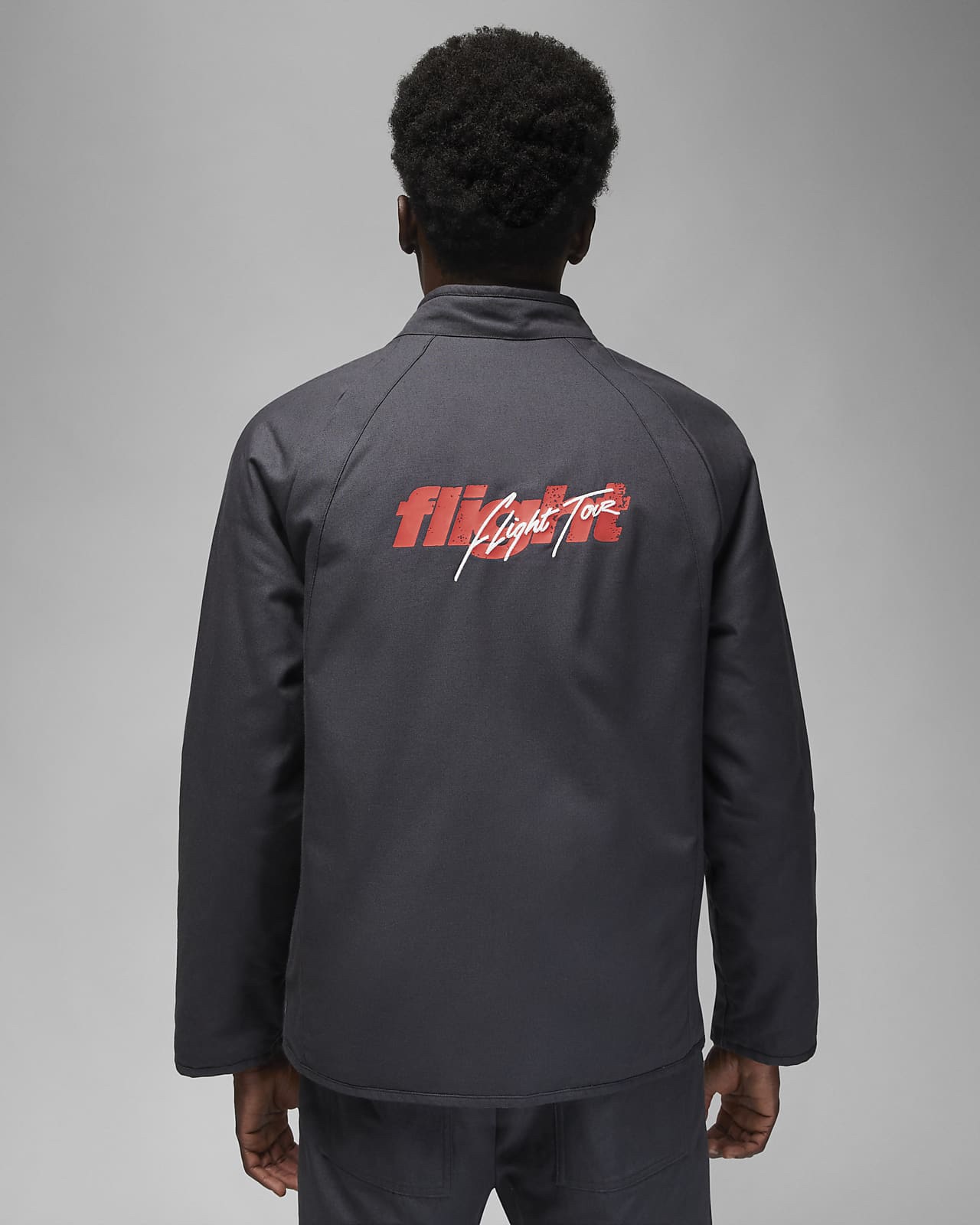 Nike Air Jordan Flight Heritage Jacket Black Red DQ7550-045 Men's 2XL ...