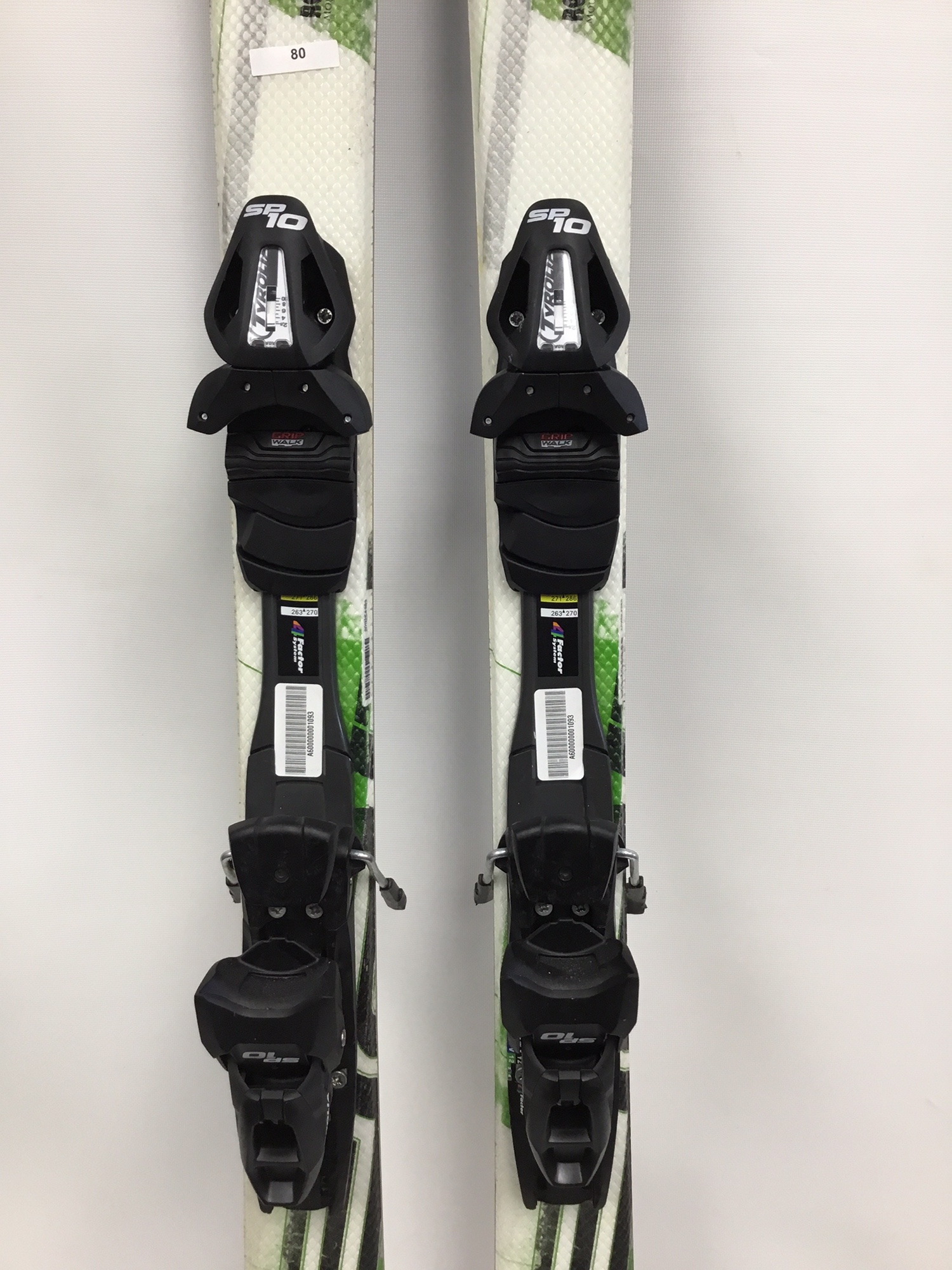 160 Elan EXAR e-Rise Skis New Grip walk Binding . | SidelineSwap