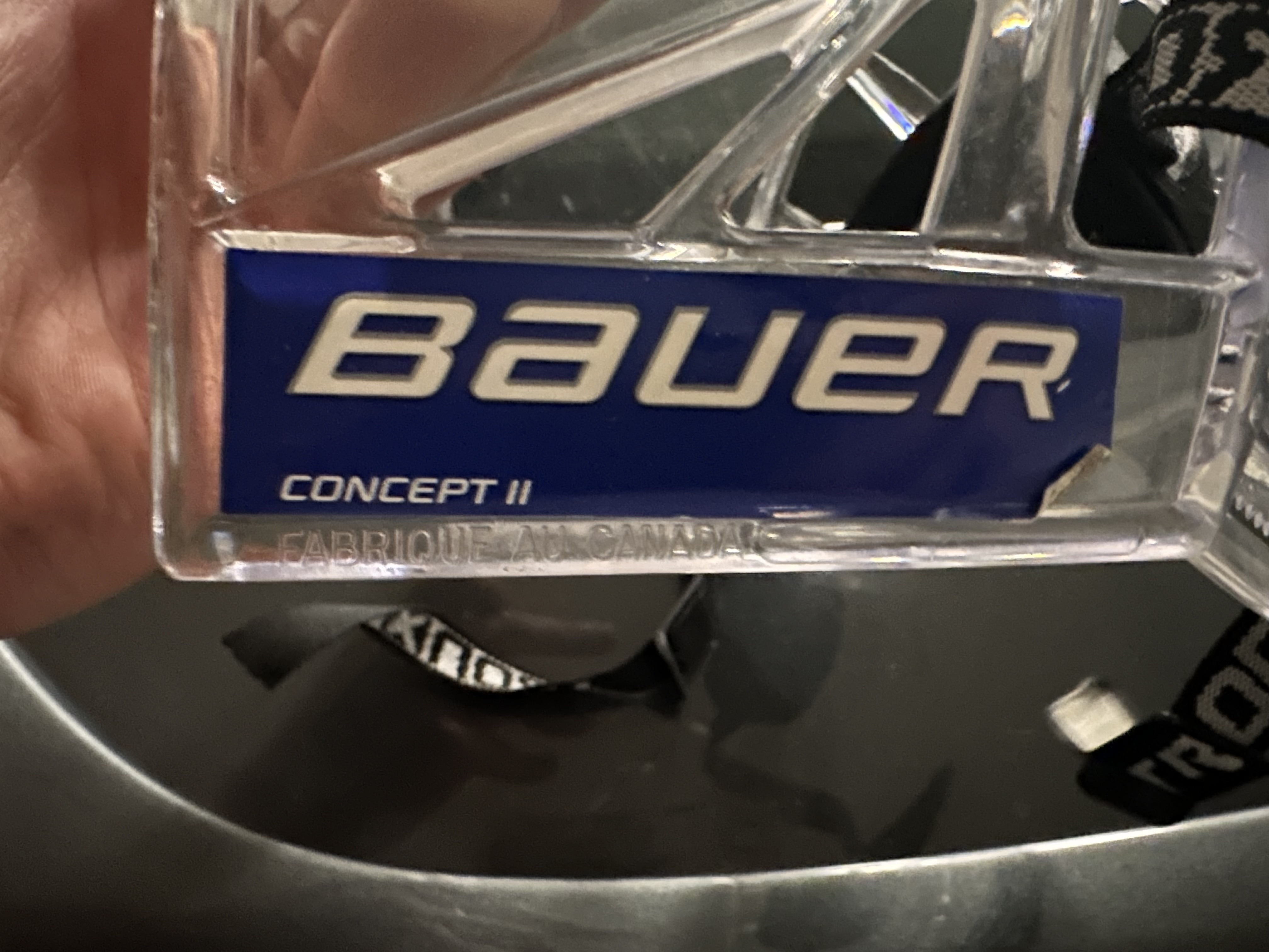 Bauer Concept II Helmet Full Bubble Shield- Sr Senior | SidelineSwap