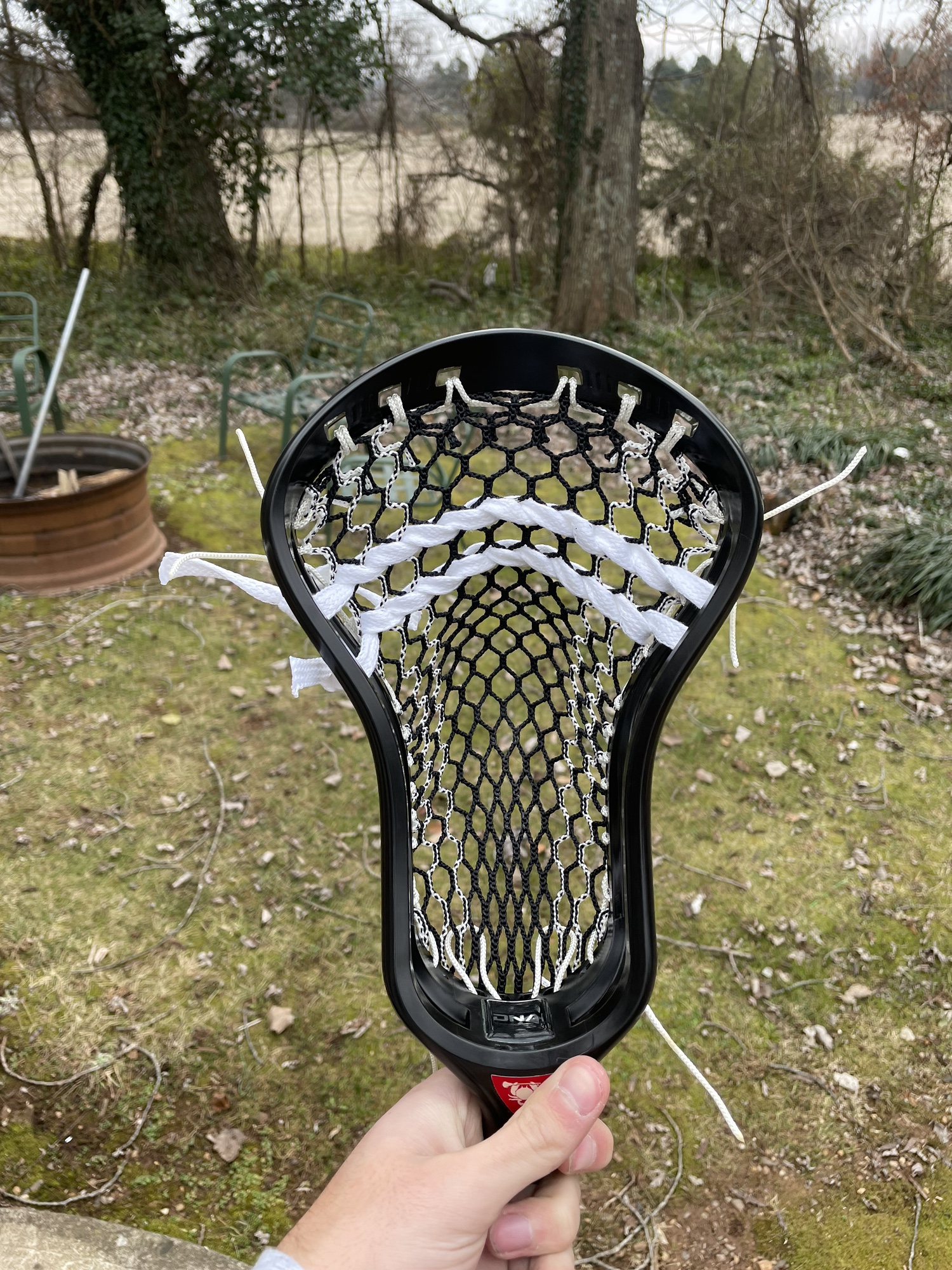 BN ECD DNA strung with ECD black and white striker mesh | SidelineSwap