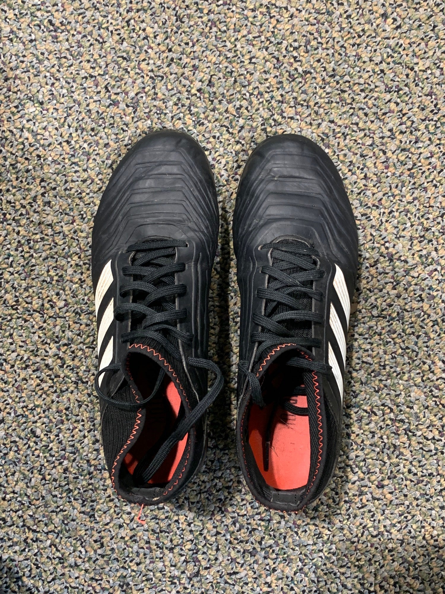 Black Used Men's 5.5 (W 6.5) Molded Adidas Predator Cleats | SidelineSwap