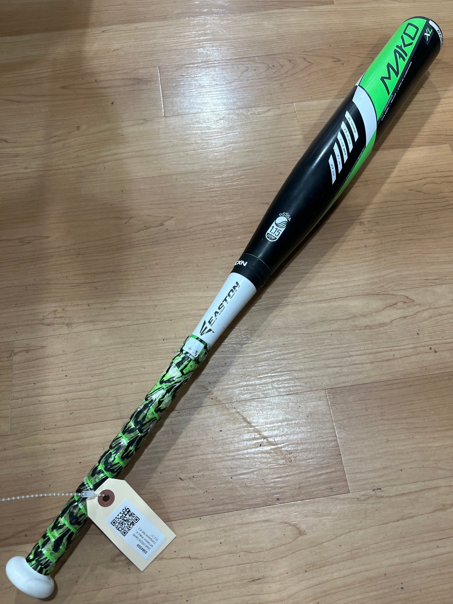 Used USSSA Certified Easton Mako XL Composite Bat -8 23OZ 31 ...