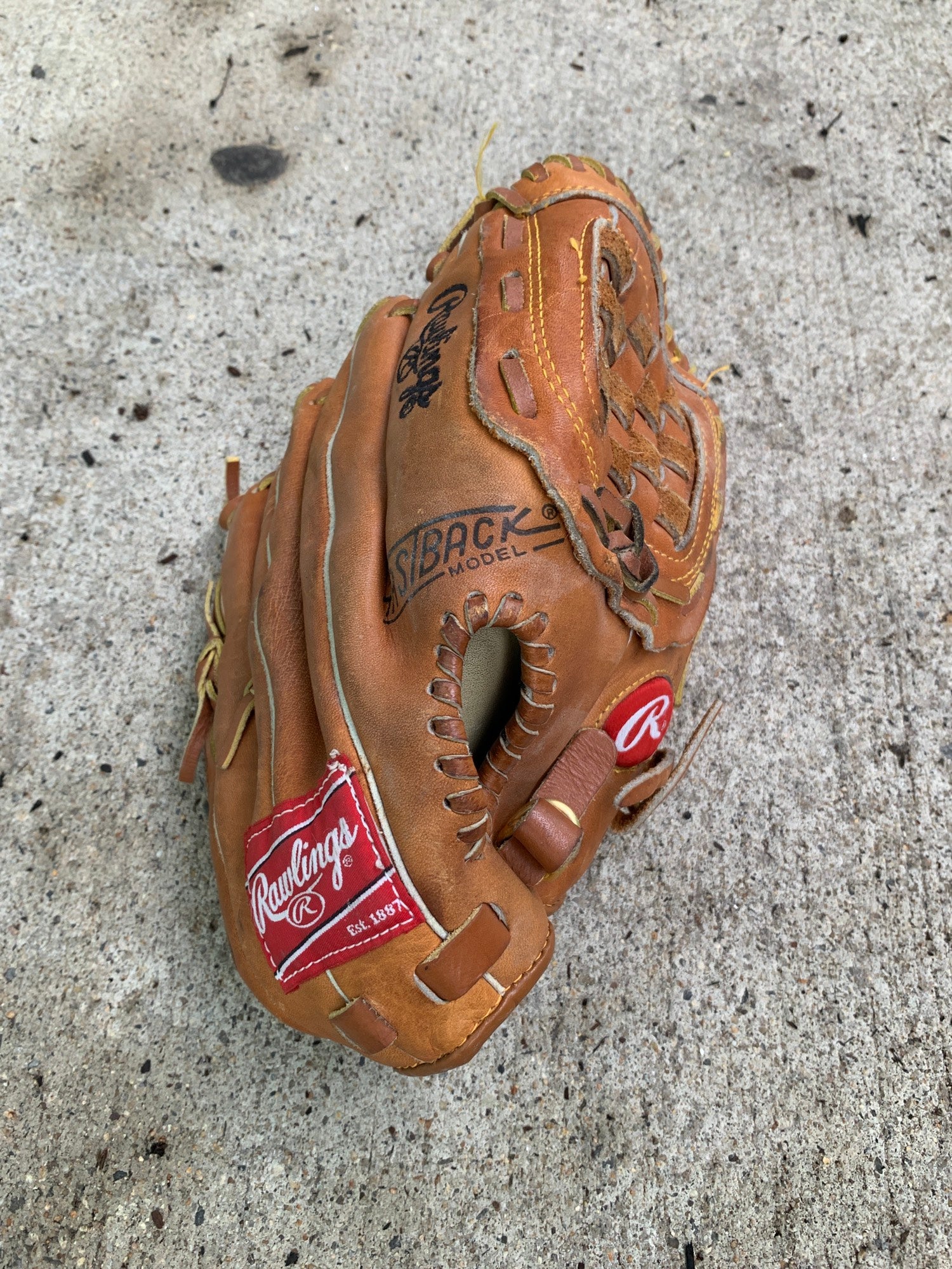 Used Rawlings Fastback Right Hand Throw Infield Baseball Glove 11" | SidelineSwap