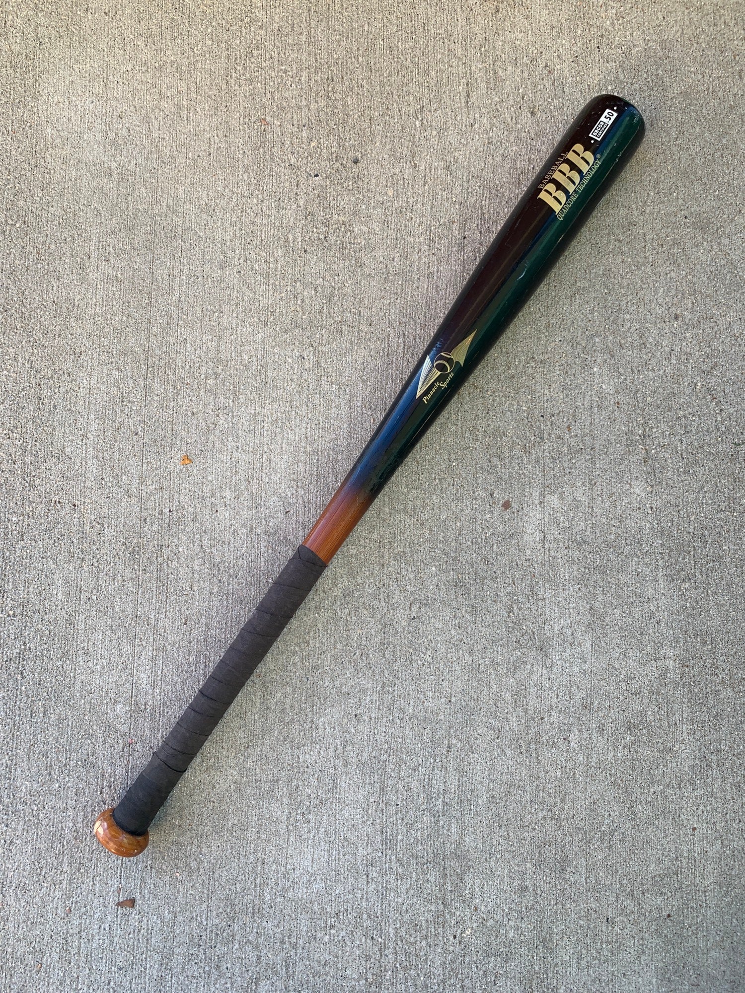 Used BBCOR Certified Pinnacle Sports BBB Wood Bat -3 27OZ 30 ...