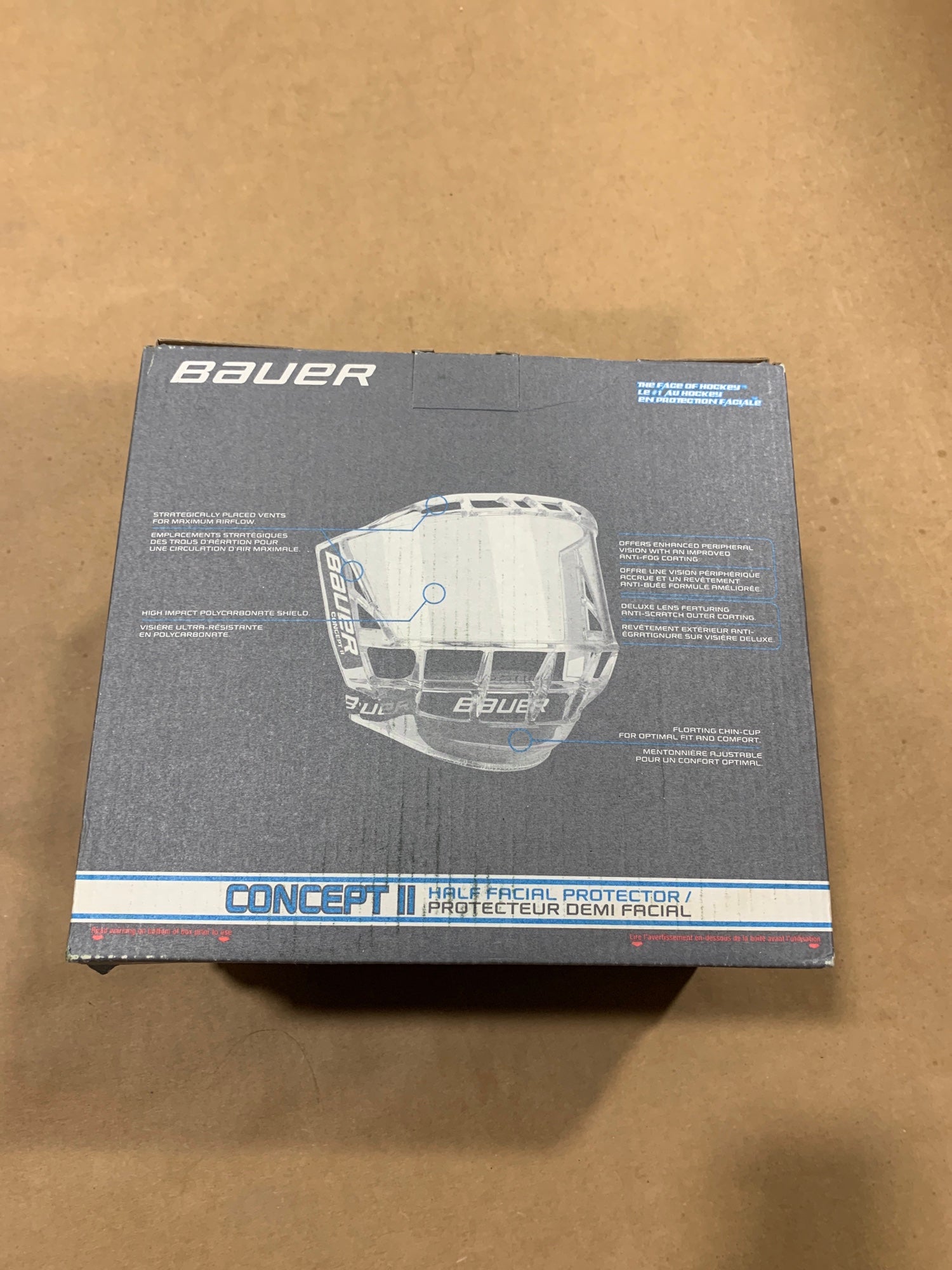 Used Bauer Concept II Jr Cages, Visors & Shields Shield | SidelineSwap