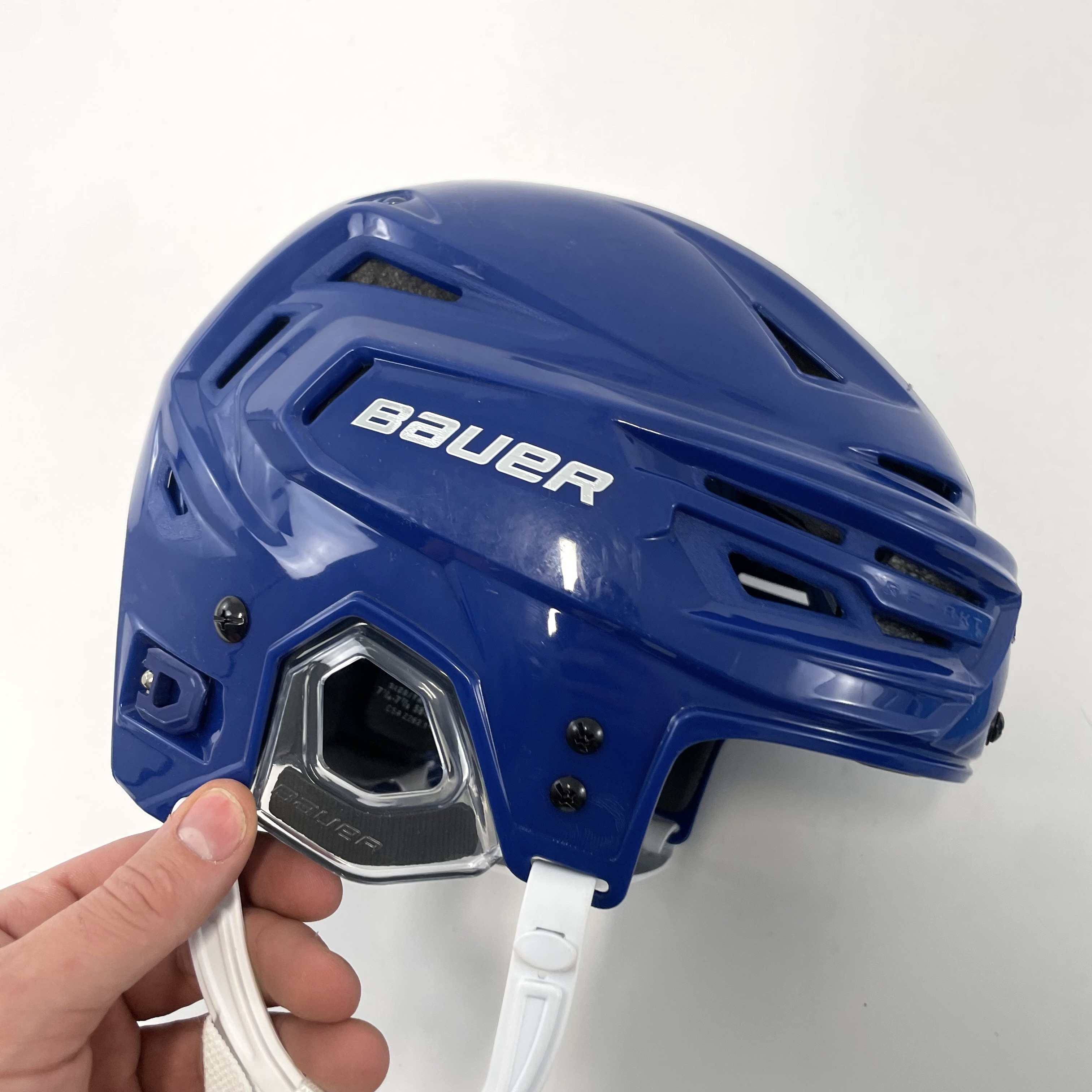 Brand New Royal Blue Bauer ReAkt 150 Helmet | Senior Large | SidelineSwap