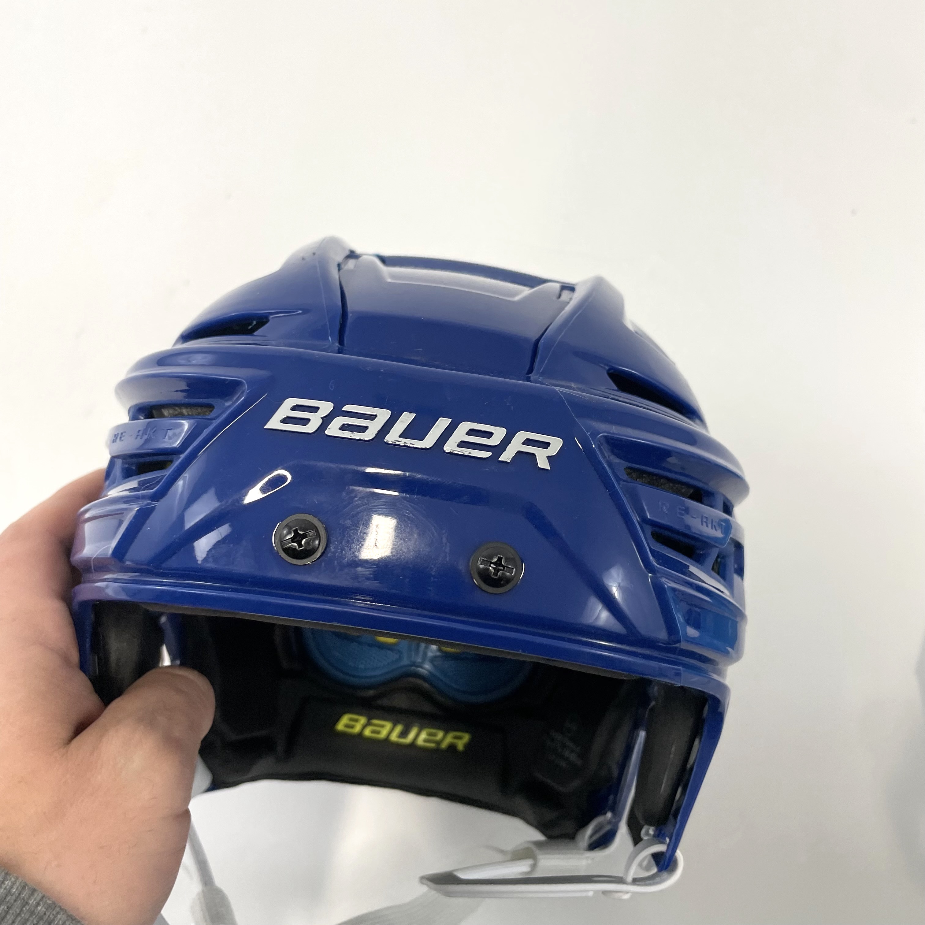 Brand New Royal Blue Bauer ReAkt 150 Helmet | Senior Large | SidelineSwap