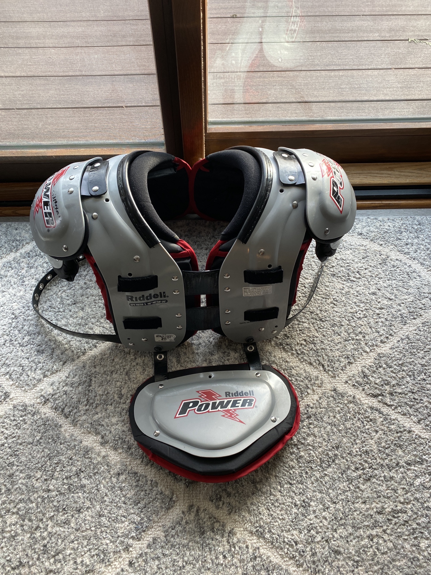 Adult Large Riddell Power SPX Shoulder Pads | SidelineSwap