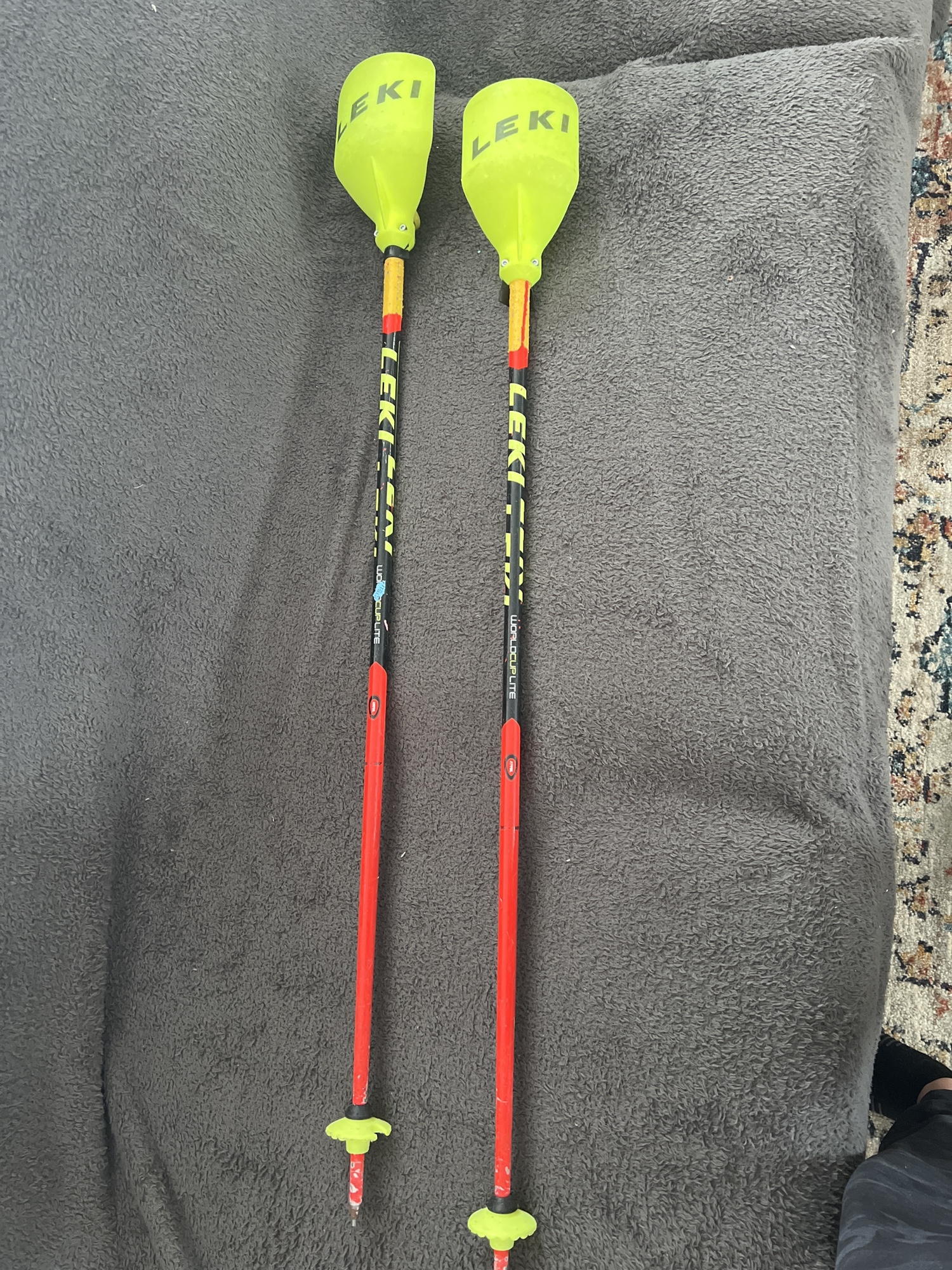 Used 38in (95cm) Leki World Cup Lite SL Ski Poles | SidelineSwap