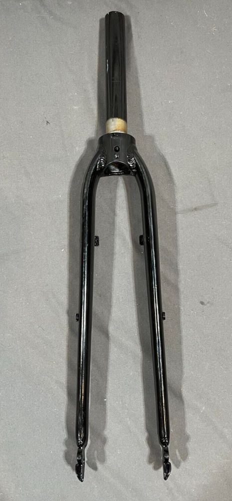 Black Aluminum 700C QR Touring Fork 180mm 1-1/8" Threadless Steerer ...