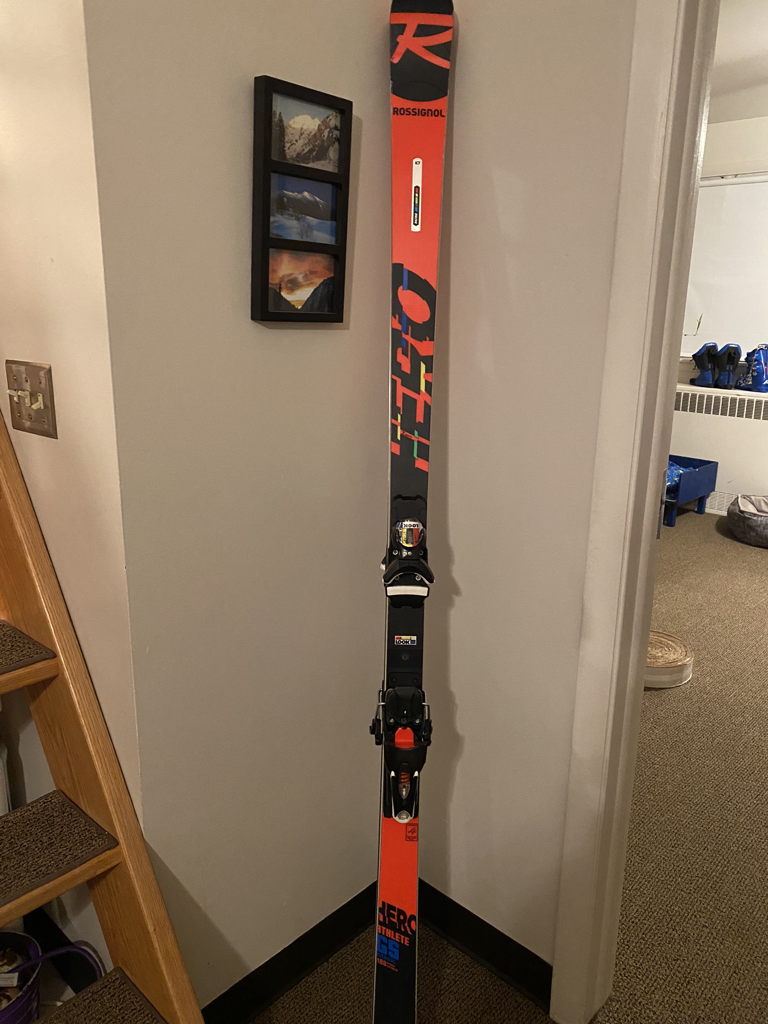 Used Rossignol Hero Athlete FIS GS Ski 188cm | SidelineSwap