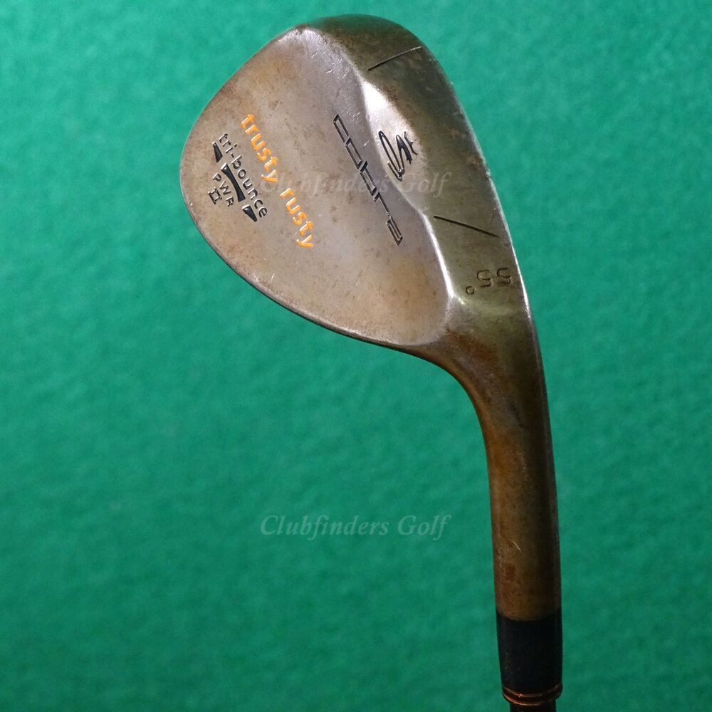 Cobra Golf Trusty Rusty Tri-Bounce PWR II 55° SW Sand Wedge Dark Steel ...