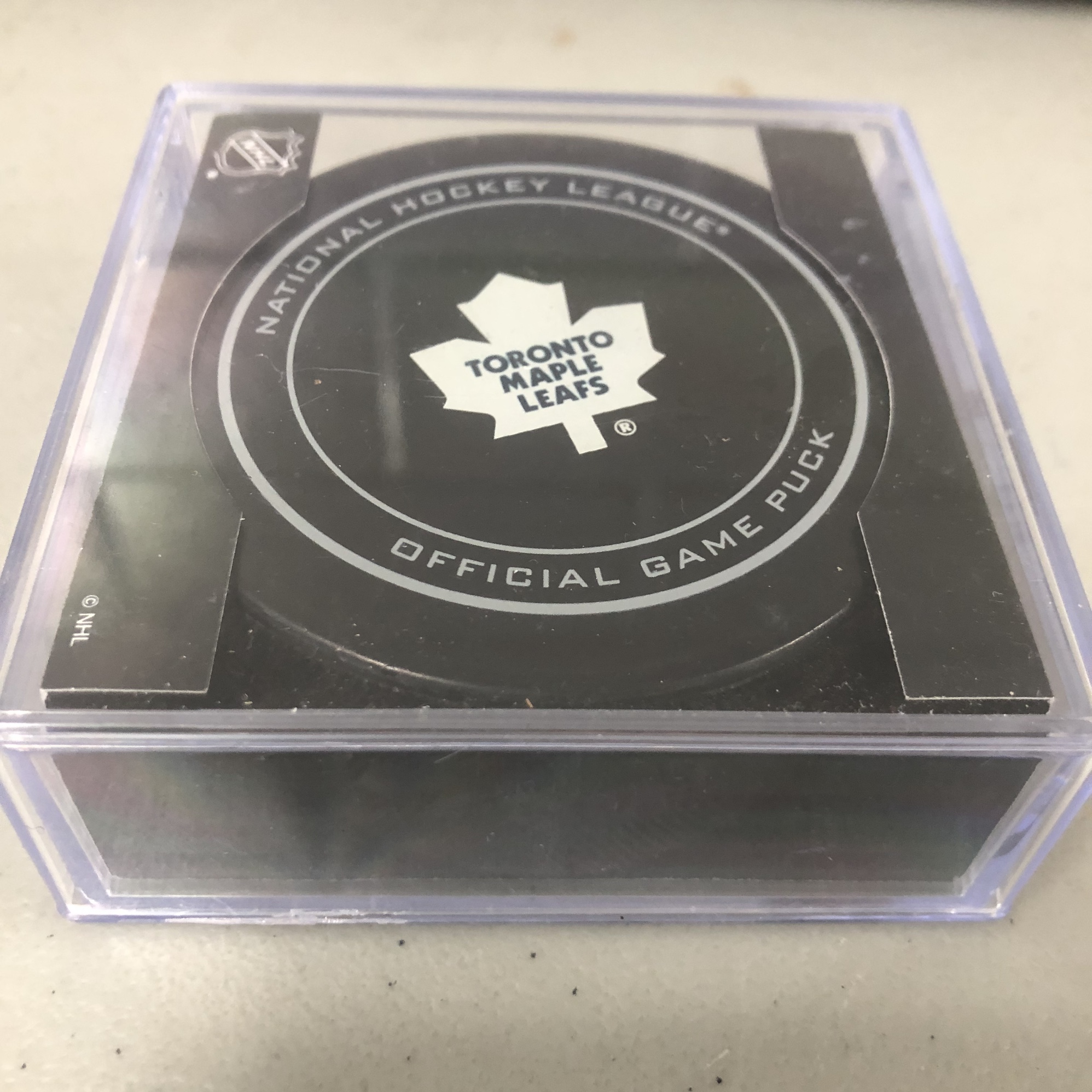 Toronto Maple Leafs official game puck | SidelineSwap