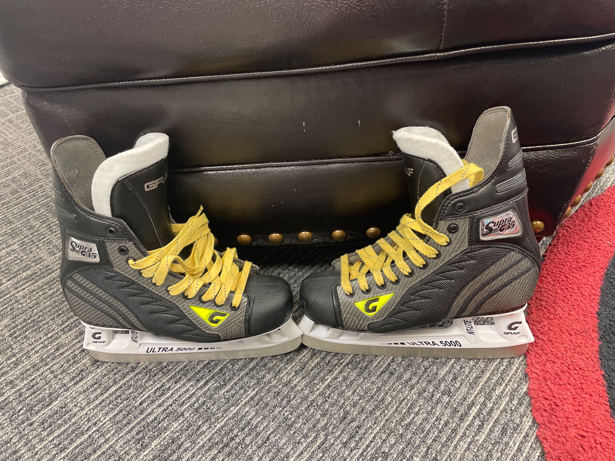 New Graf Regular Width Size 7 Supra G35 Hockey Skates | SidelineSwap