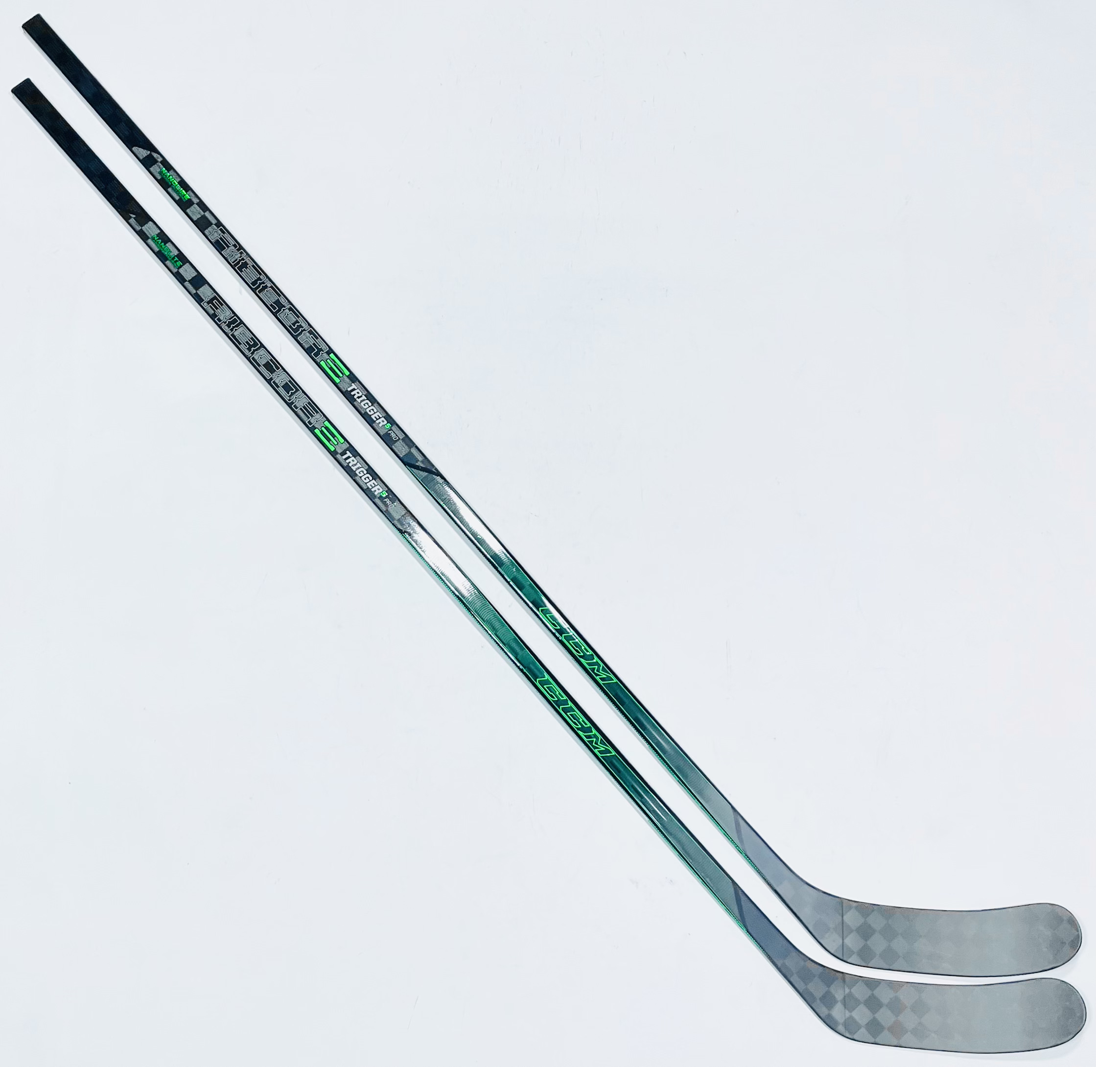 New 2 Pack CCM Ribcore Trigger 5 Pro Hockey Stick-LH-75 Flex-P28M-Grip ...