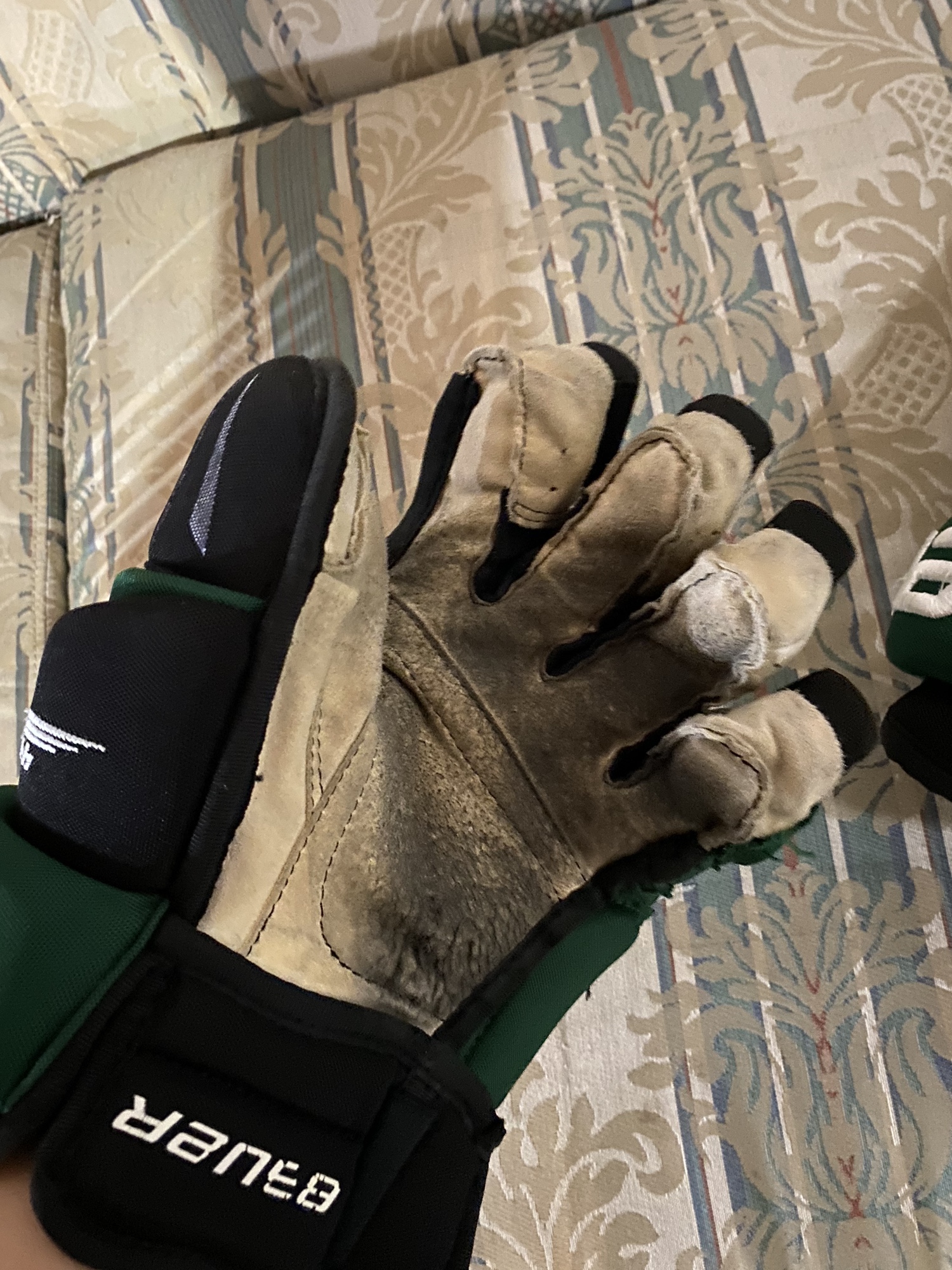 bauer 4 roll pro gloves 14” | SidelineSwap