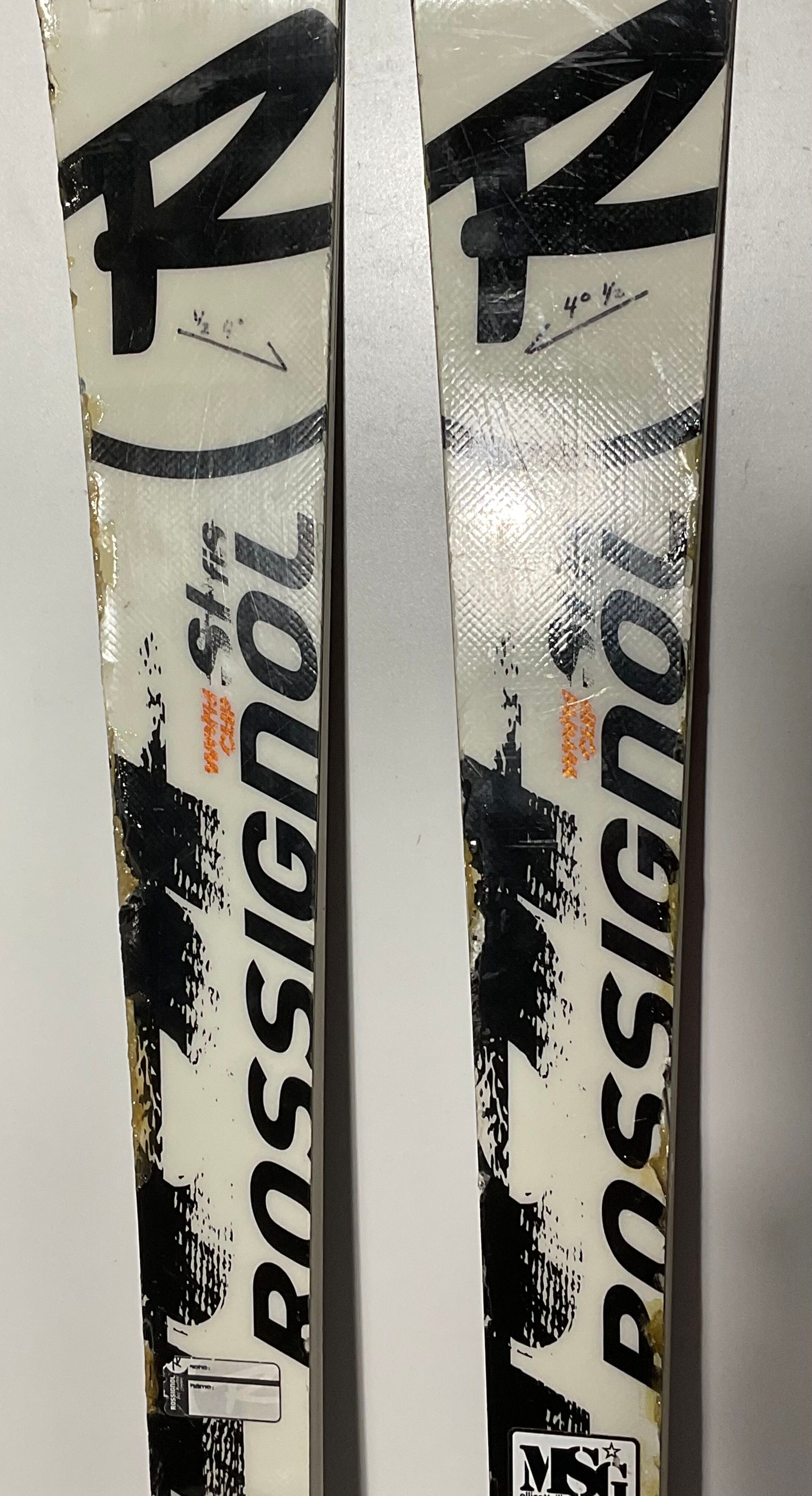Used Rossignol 165cm SL Racing Skis With Rossignol Axial 2 150 Bindings ...