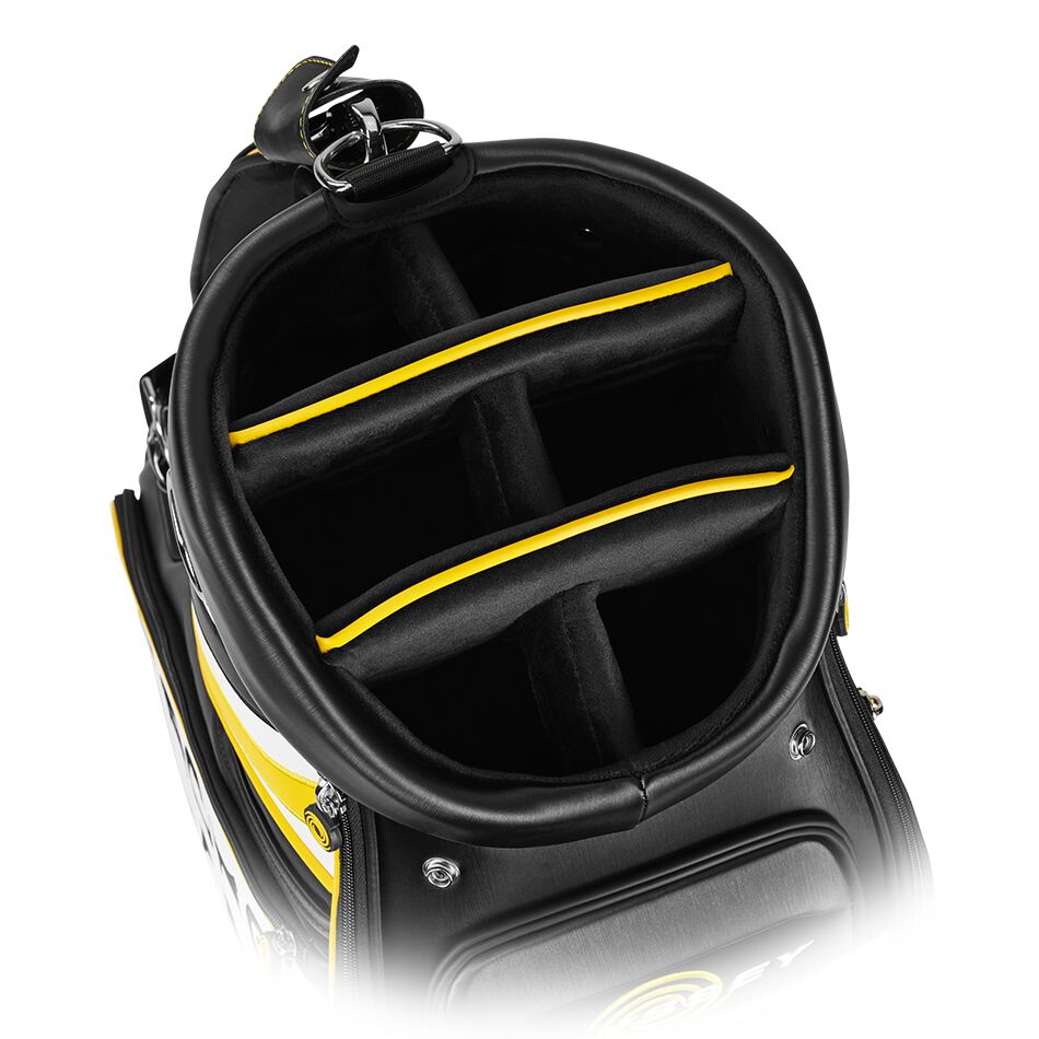 CALLAWAY 2019 CALLAWAY STROKE LAB STAFF BAG BLACK/WHITE/YELLOW NEW ...