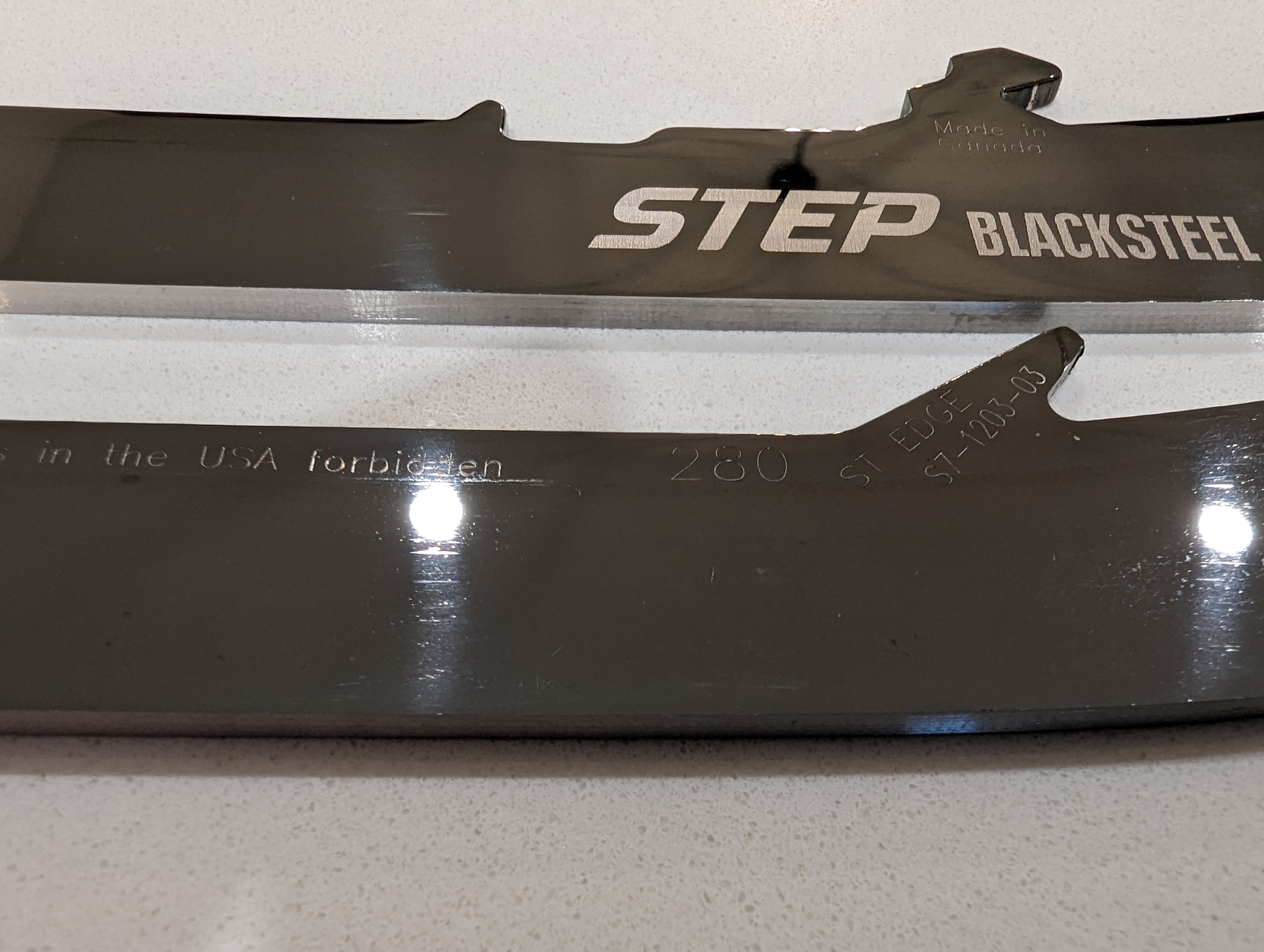 Used Step Steel ST EDGE Blacksteel 280 mm *Sharpened twice!* | SidelineSwap