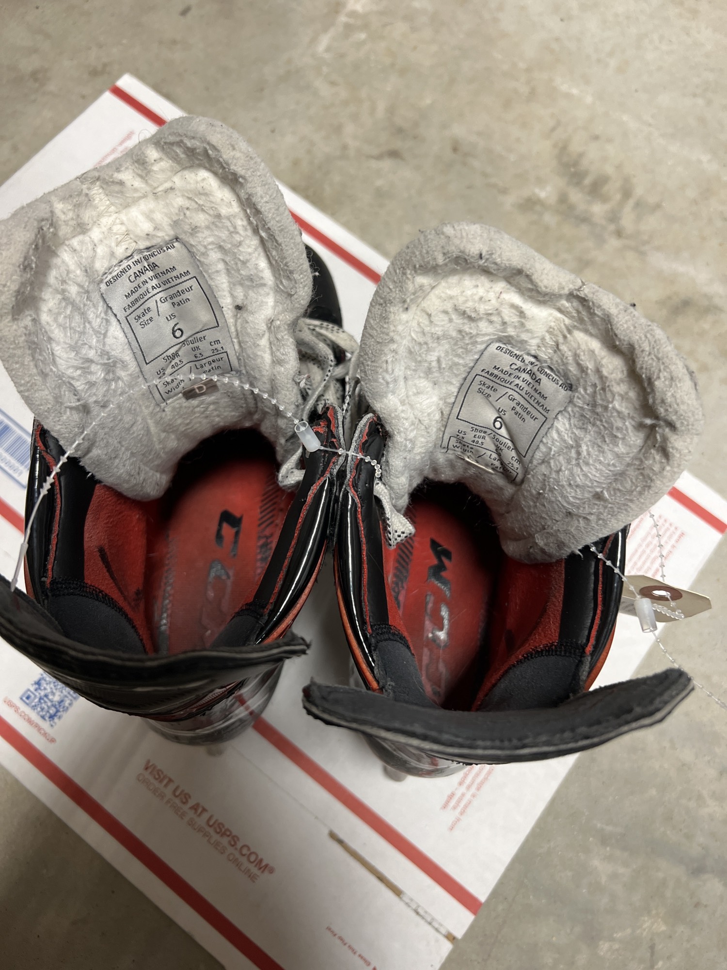 Senior Used CCM JetSpeed FT490 Hockey Skates D&R (Regular) 6.0 No ...